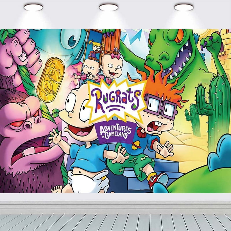 Rugrats Backdrop Banner Party Supplies Poster Movie Theme Background ...