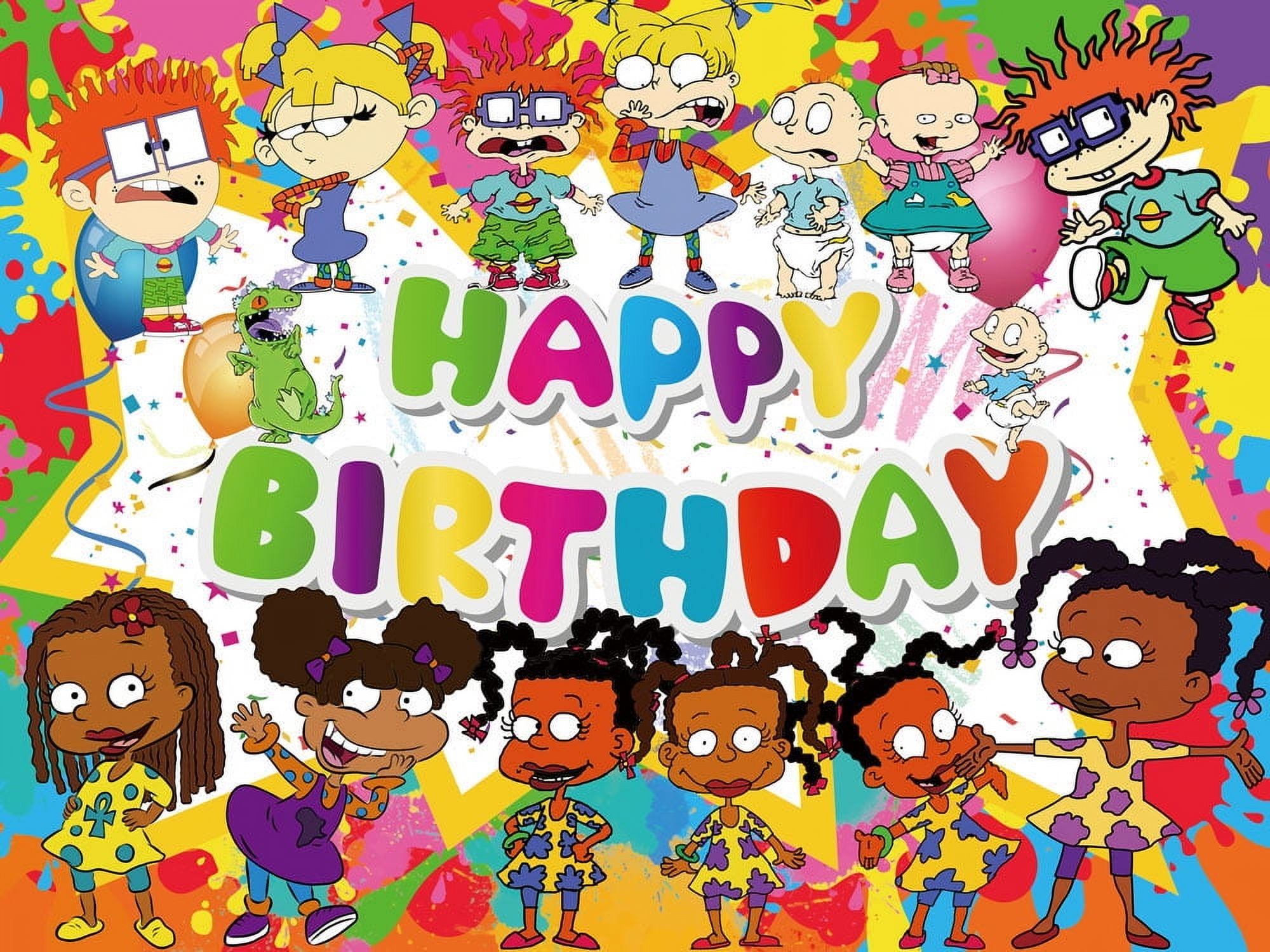 Rugrats Backdrop Banner Party Supplies Poster Movie Theme Background ...