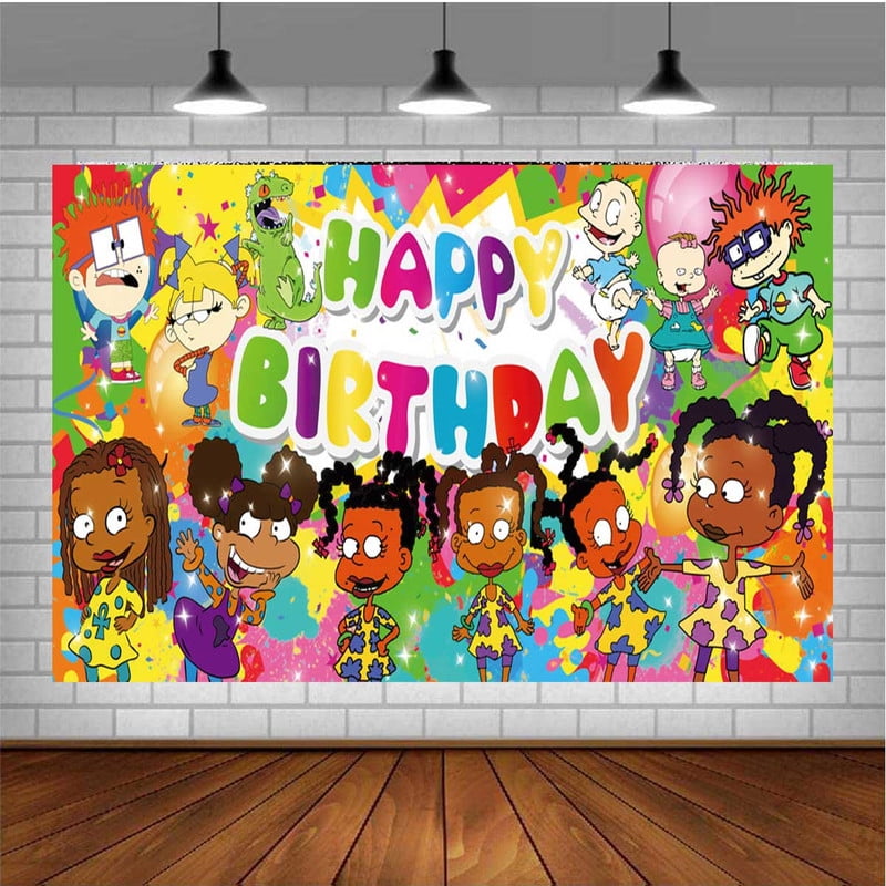 Rugrats Banner Poster Wall Decor Birthday Backdrop Background Party ...