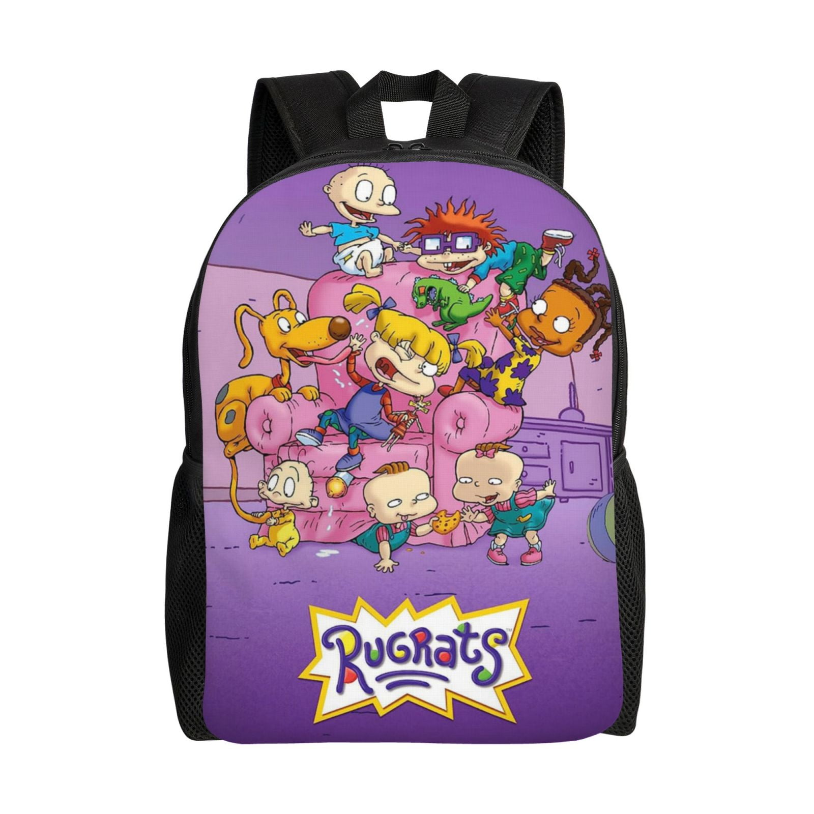 Rugrats Backpack Casual Adjustable Bookbag School Bag Unisex Laptop ...