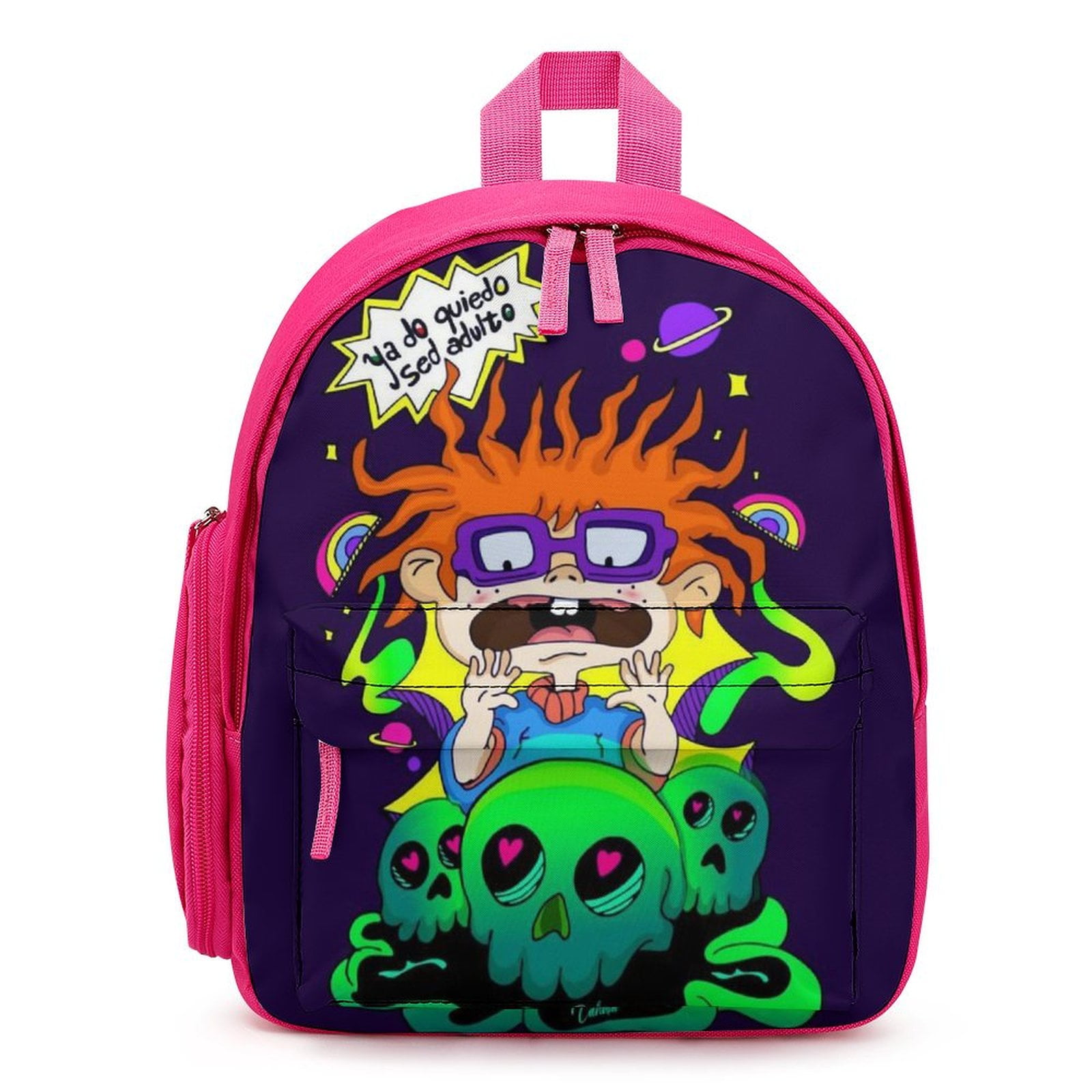 Rugrats Backpack, Lightweight School Bag, Durable Casual Daypack, 12 ...