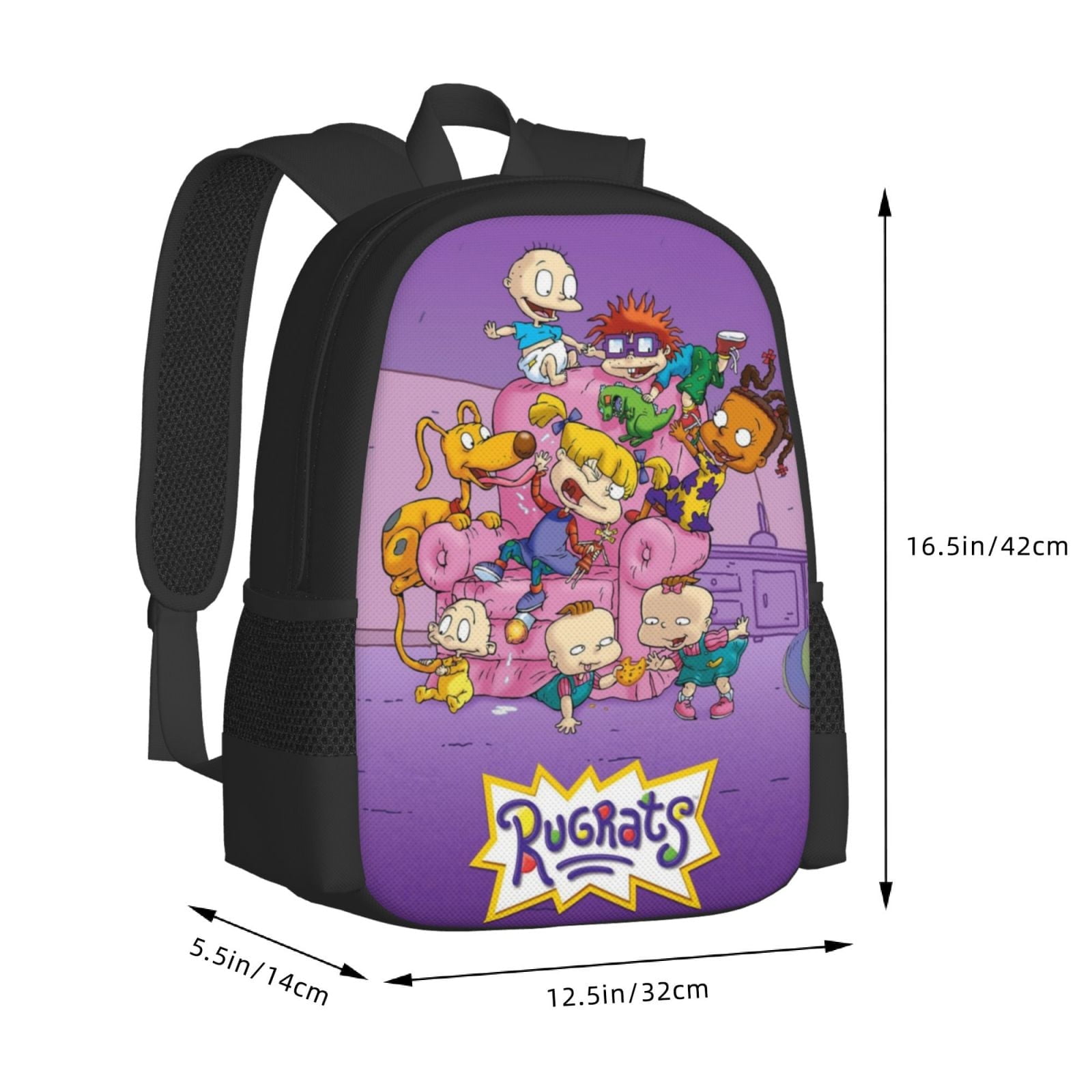 Rugrats Backpacks Fashion Print Leisure Sports Travel Multifunctional ...