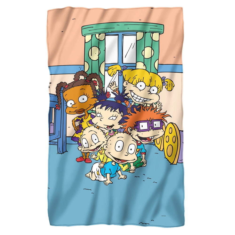Rugrats Blanket, 36"x58" Rugrats Character Group Fleece Blanket ...