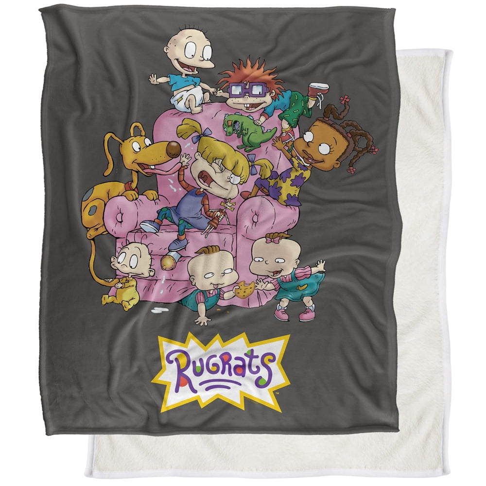 Rugrats Blanket, 50"x60" Rugrats Chair Silky Touch Sherpa Back Super ...