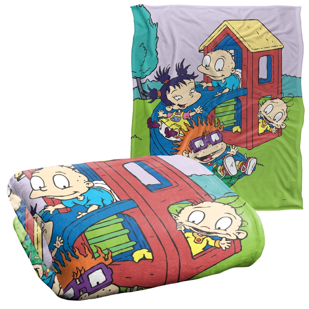 Rugrats Blanket, 50"x60" Rugrats Playground Silky Touch Super Soft ...