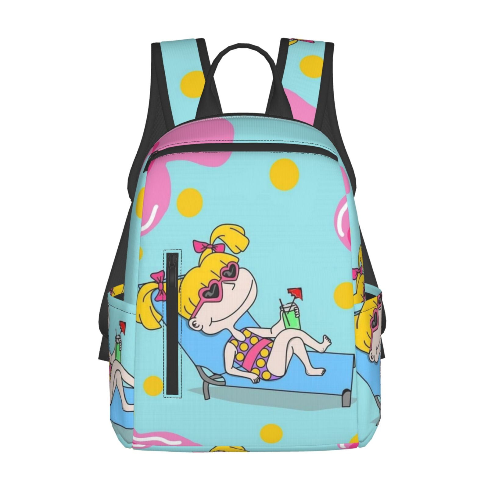 Rugrats Book Bag Casual Backpack 3D Print Travel Backpack Lightweight ...