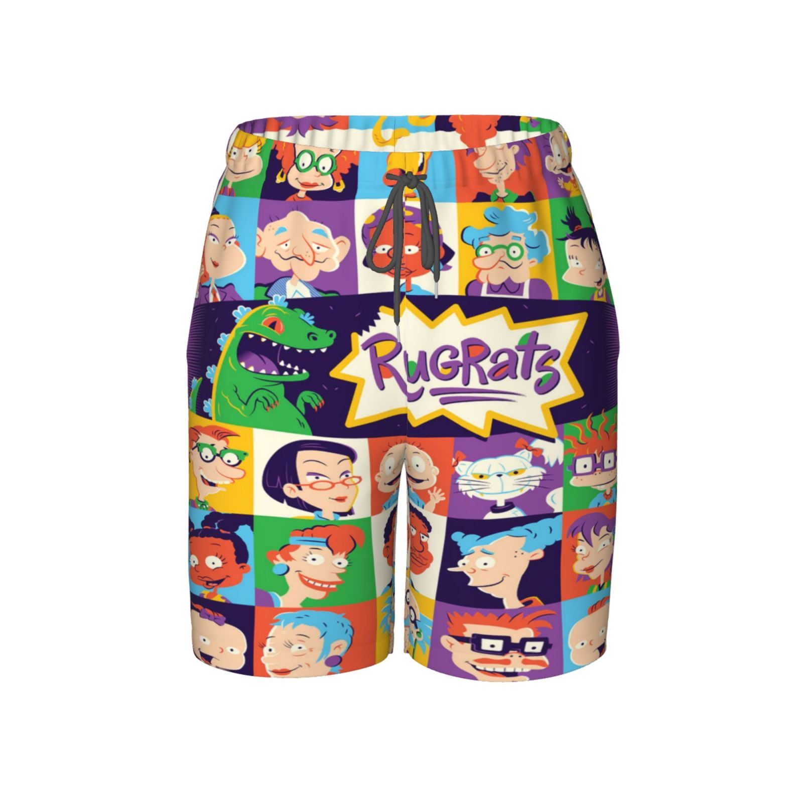 Rugrats Boys Swim Trunks with Mesh Liner Bathing Suits Quick Dry Beach ...