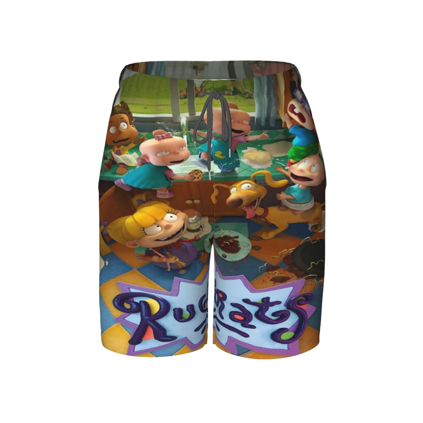 Rugrats Boys Swim Trunks with Mesh Liner Bathing Suits Quick Dry Beach ...