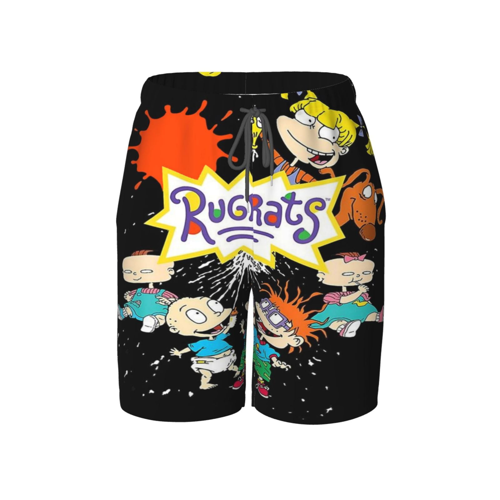 Rugrats Boys Swim Trunks with Mesh Liner Bathing Suits Quick Dry Beach ...