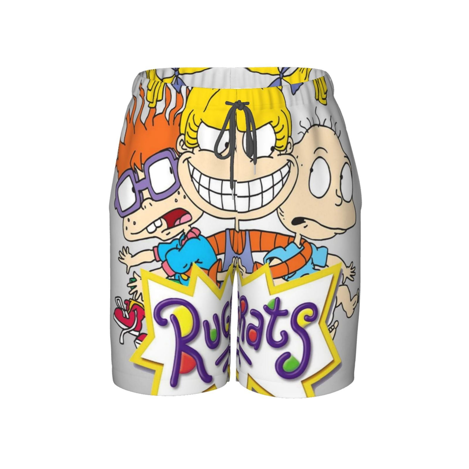 Rugrats Boys Swim Trunks with Mesh Liner Bathing Suits Quick Dry Beach ...
