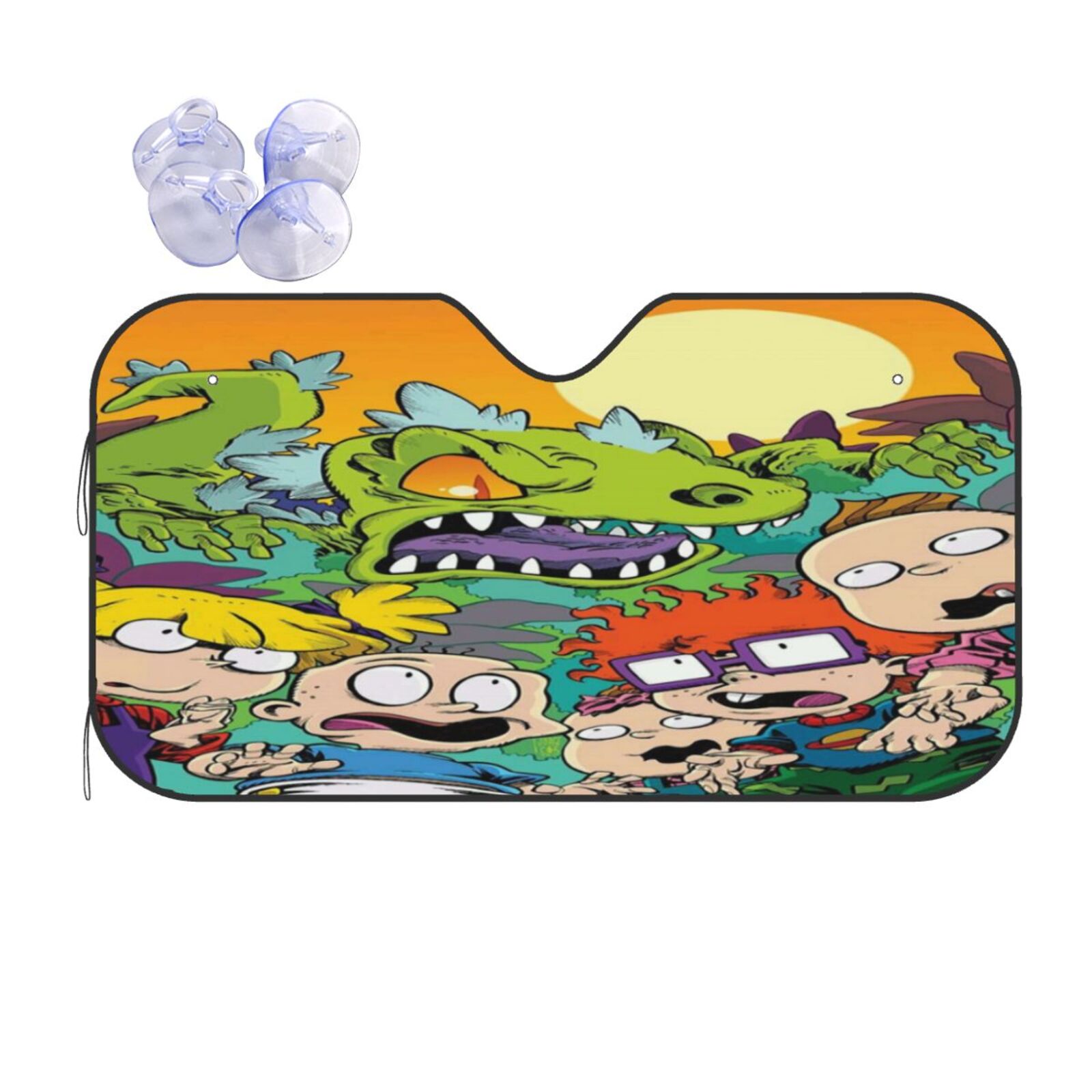 Rugrats Car Windshield Sunshade Foldable Keep Vehicle Cool Car Sunshade ...