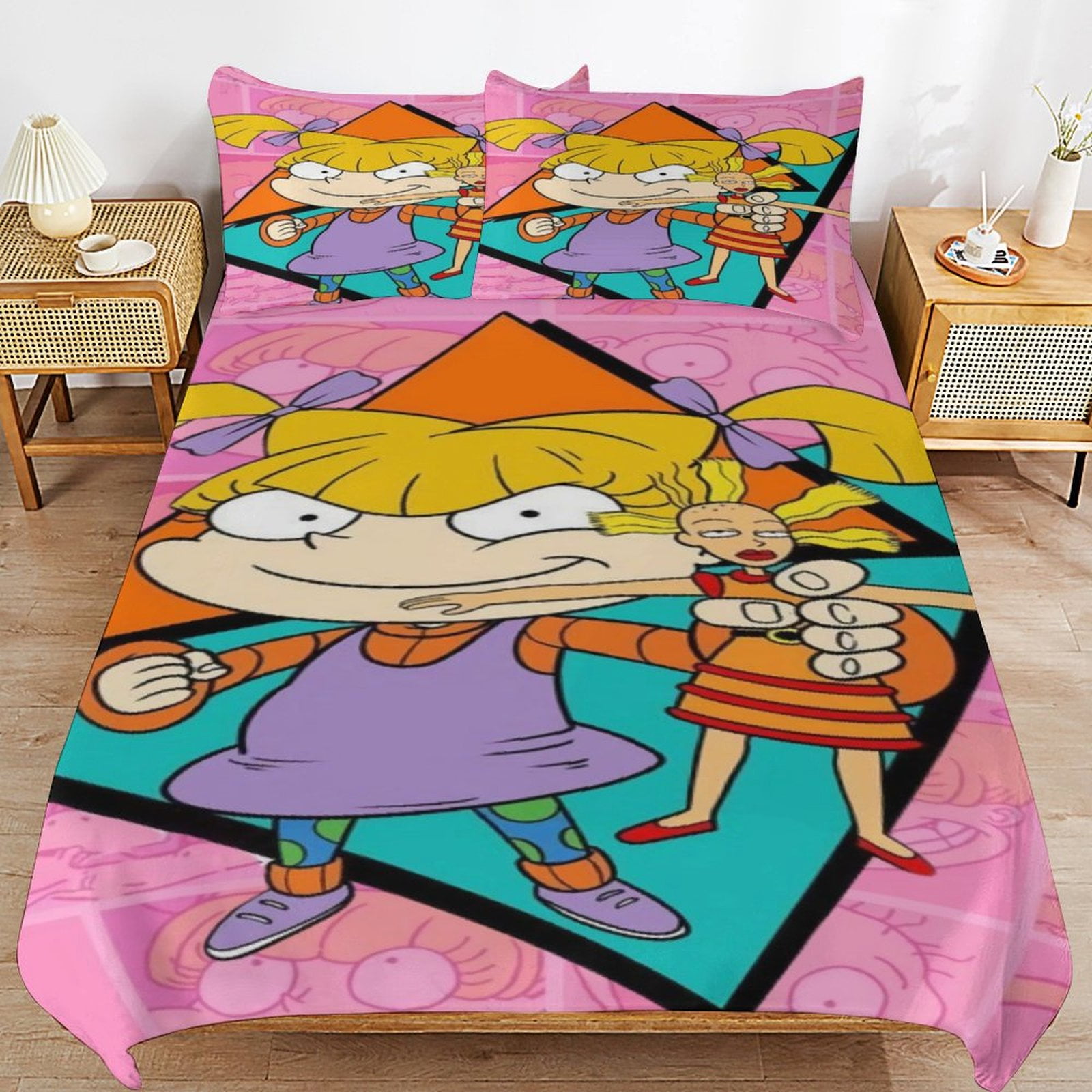 Rugrats Cartoon Duvet Cover Sets Twin King Size for Kids Boys Girls ...
