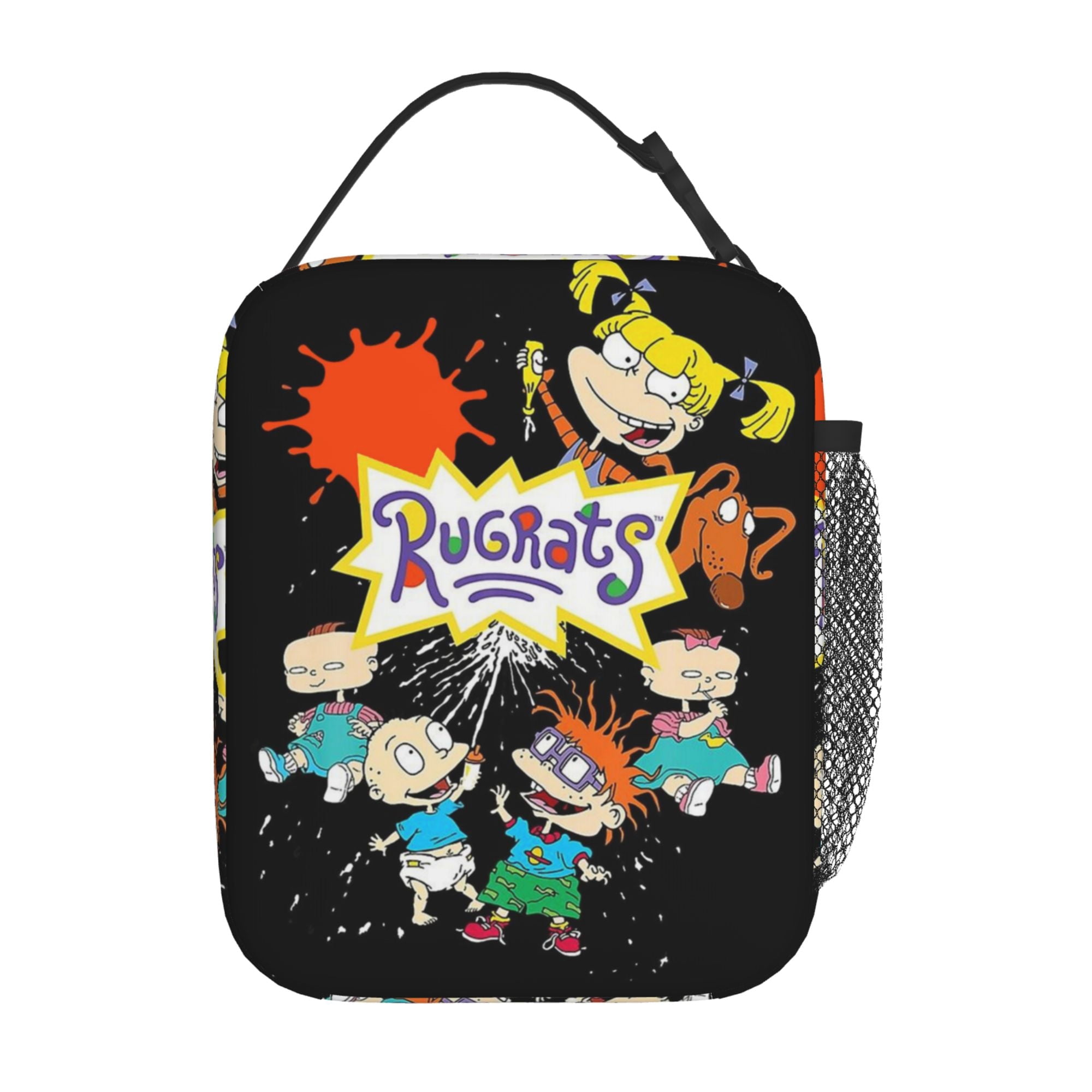 Rugrats Cartoon Lunch Bag Portable Lunch Box Insulated Tote Bag Cute ...