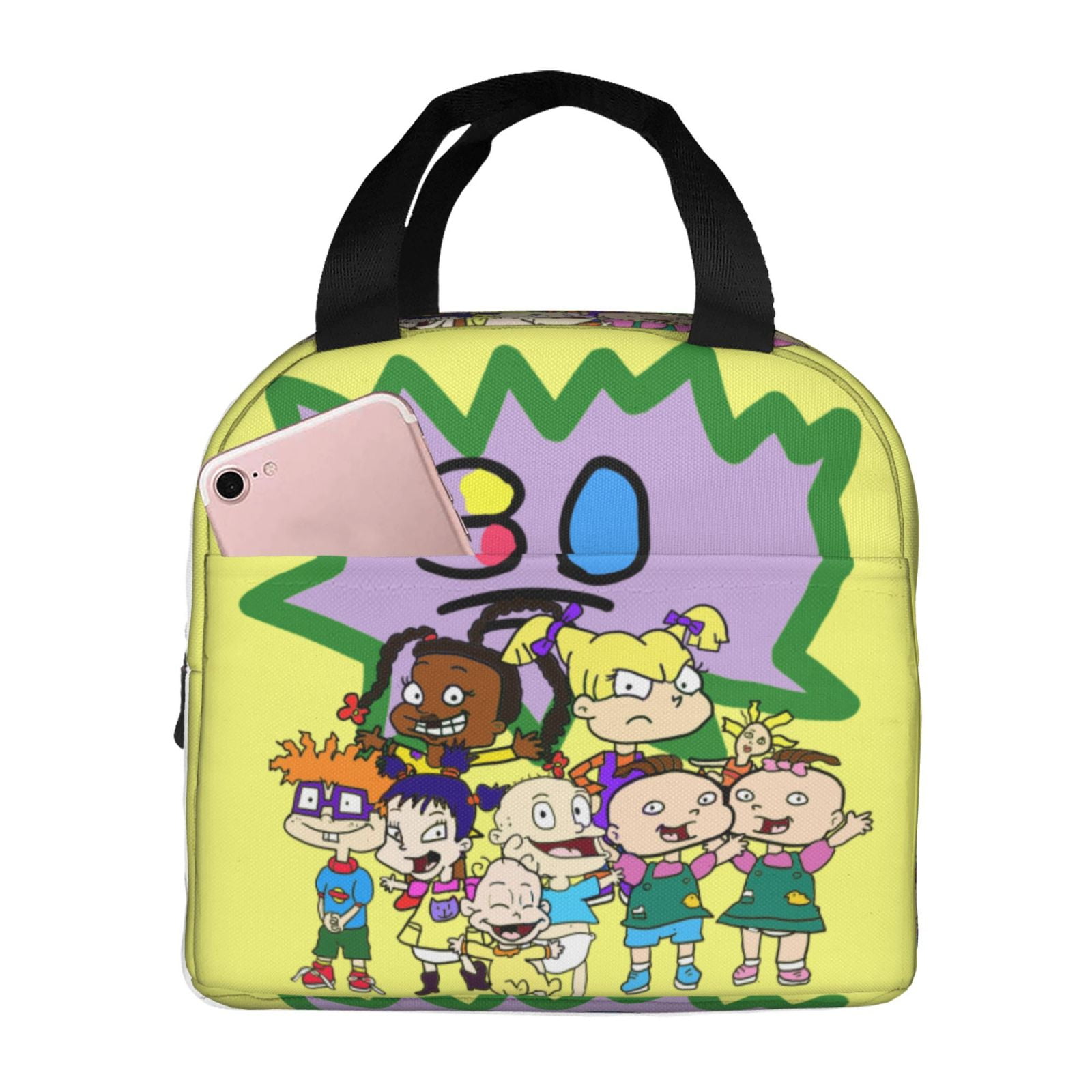 Rugrats Cartoon Portable Lunch Bag Insulated Lunchbag Thermal Bento Bag ...