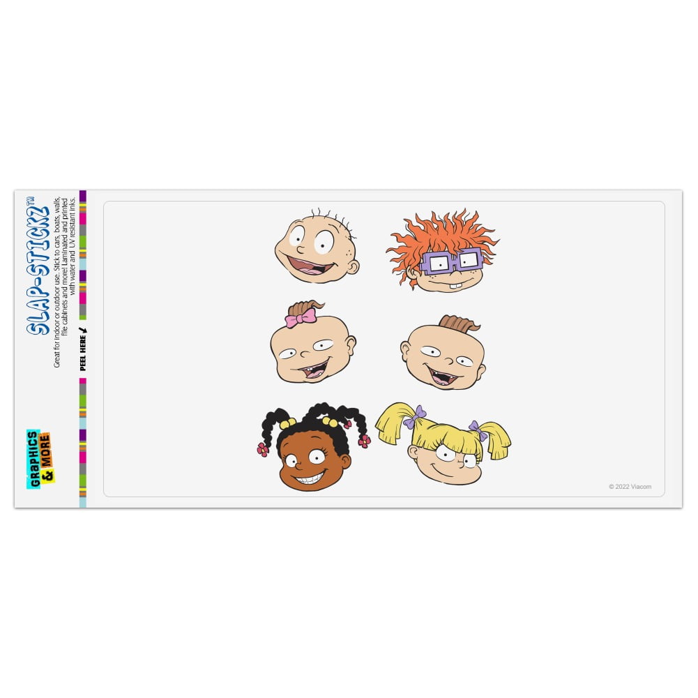 Rugrats Character Heads Automotive Car Window Locker Bumper Sticker ...