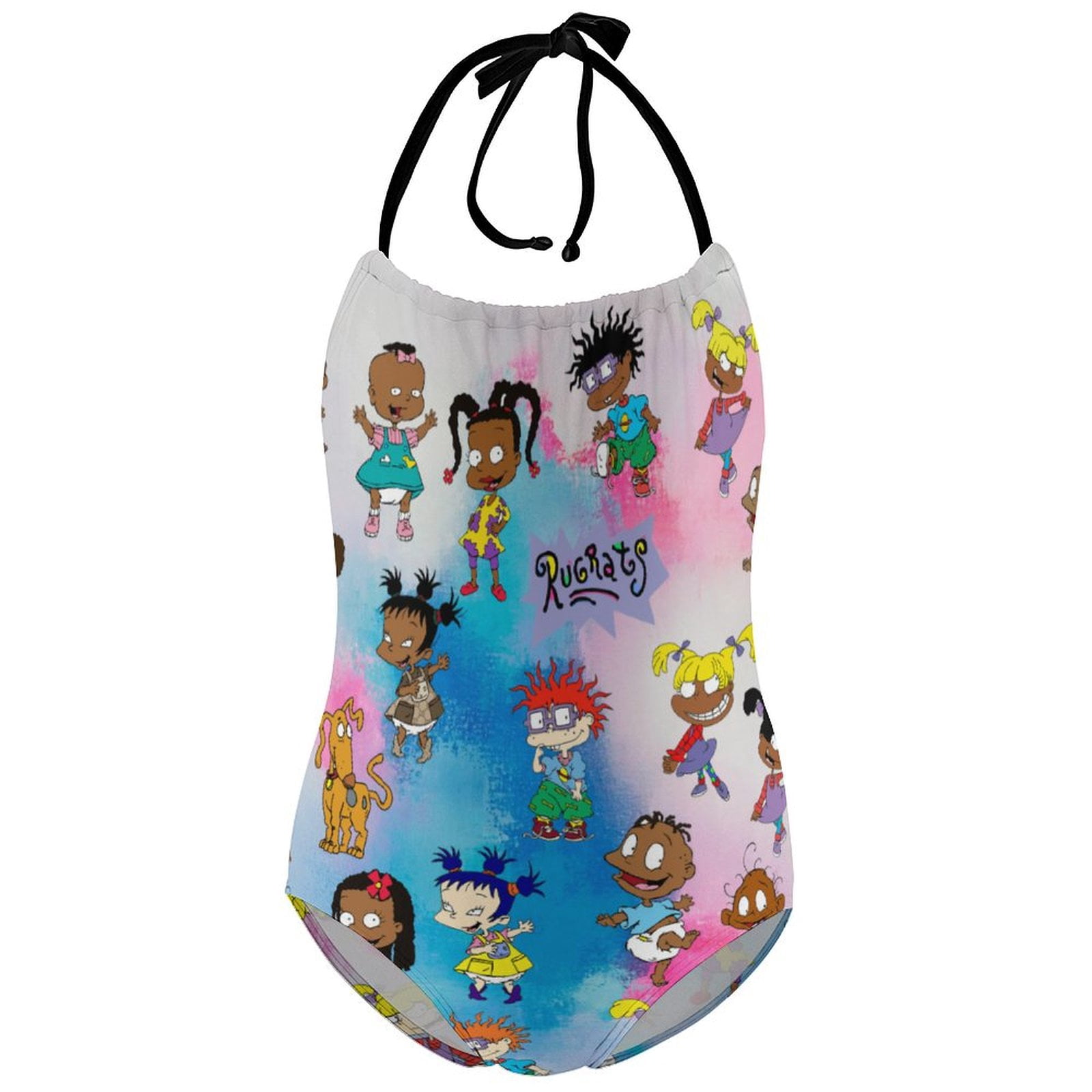 Rugrats Characters Girls One-piece Swimsuit Summer Kid's Beach Swimwear ...
