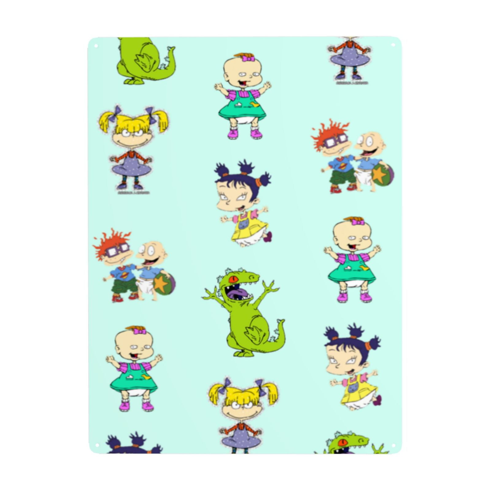 Rugrats Characters Metal Sign Decor 30x40cm Wall Art Sign for Home ...