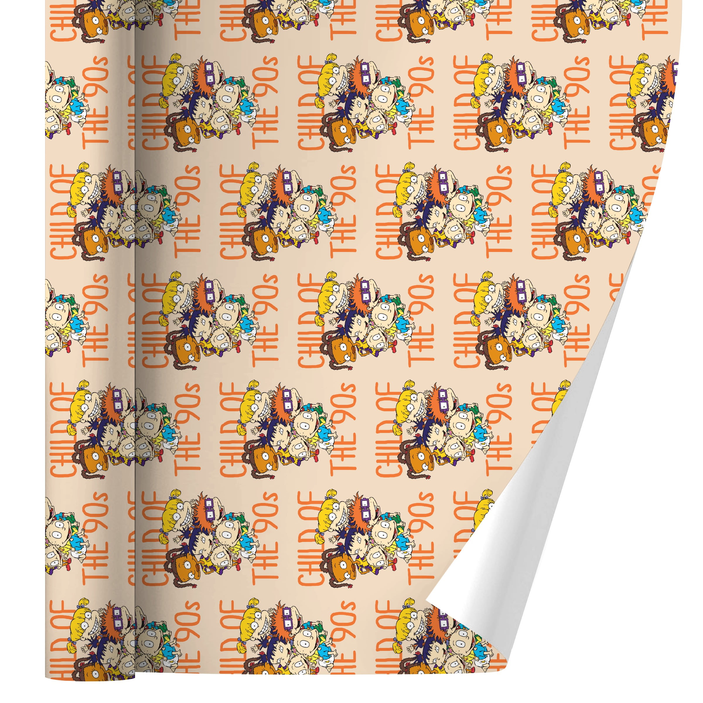 Rugrats Child of the 90s Gift Wrap Wrapping Paper Rolls - Walmart.com
