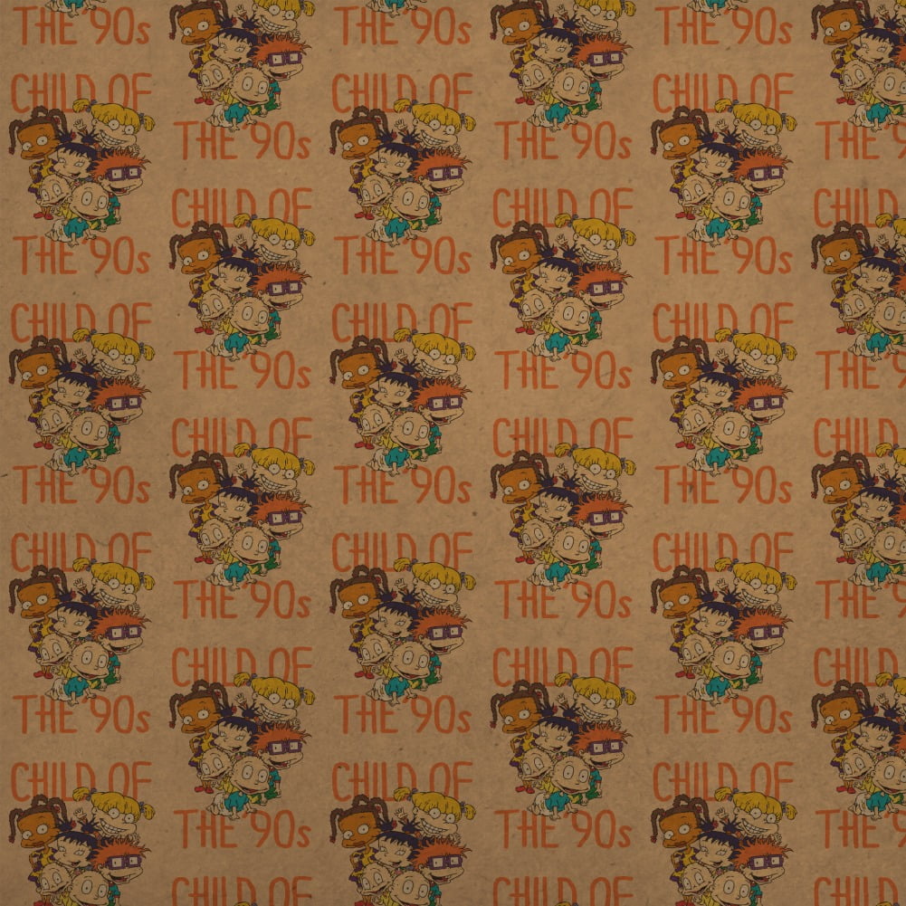 Rugrats Child of the 90s Premium Kraft Roll Gift Wrap Wrapping Paper ...