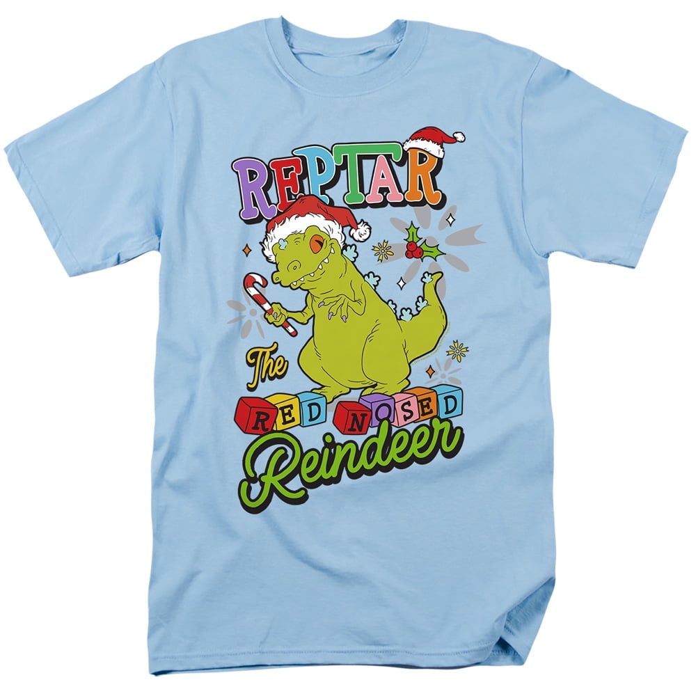 Rugrats Christmas Reptar The Red Nosed Reindeer Unisex Adult T Shirt ...