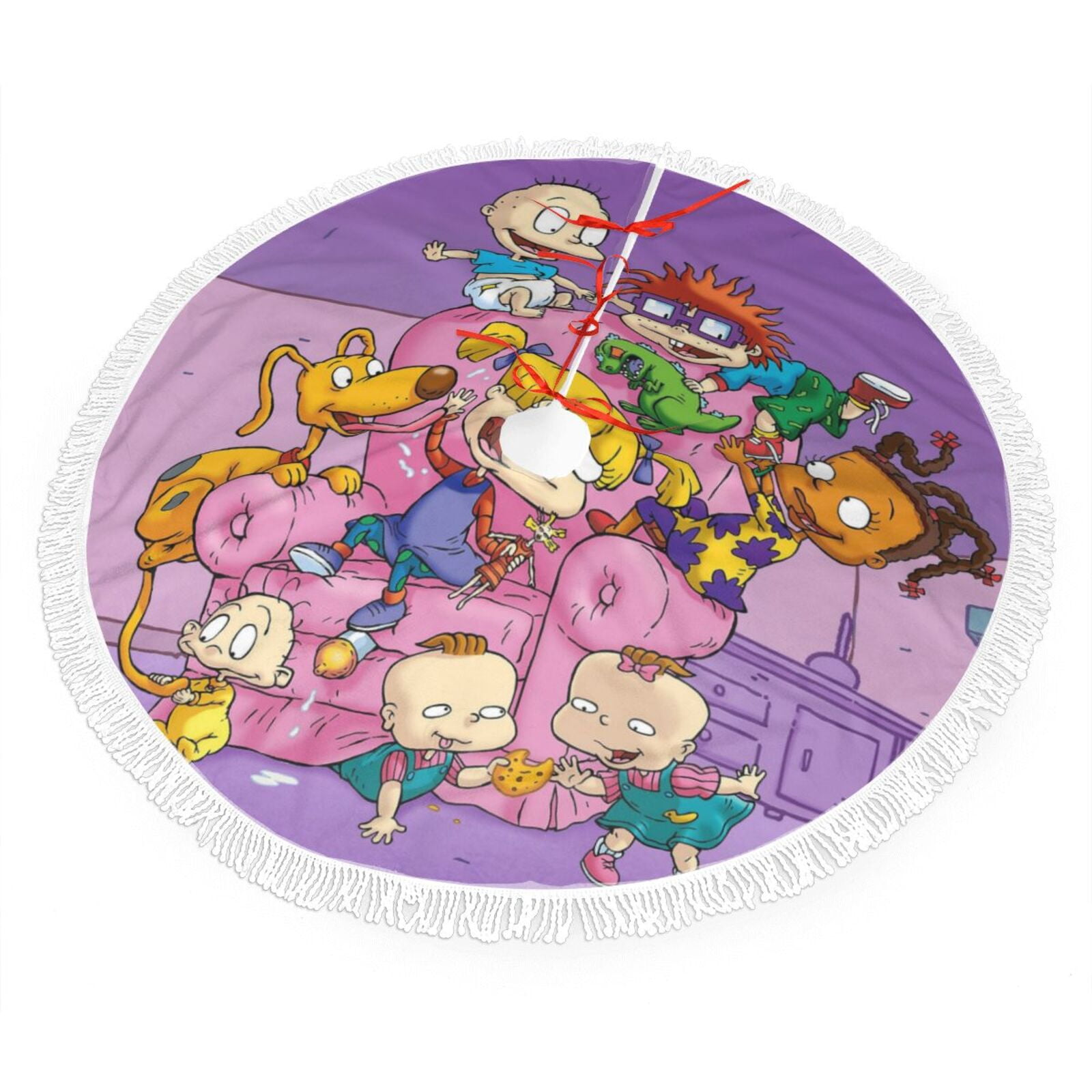 Rugrats Christmas Tree Skirt, Xmas Tree Skirts Mat 30" for Indoor ...