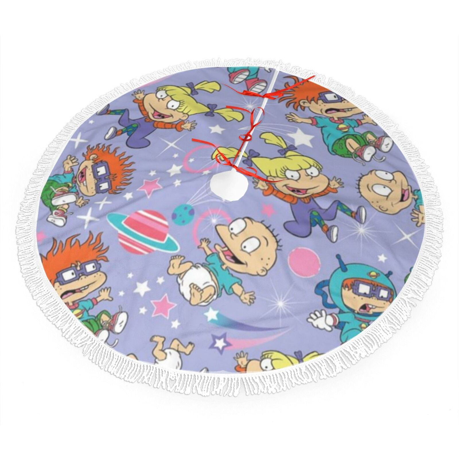 Rugrats Christmas Tree Skirt, Xmas Tree Skirts Mat 30" for Indoor ...