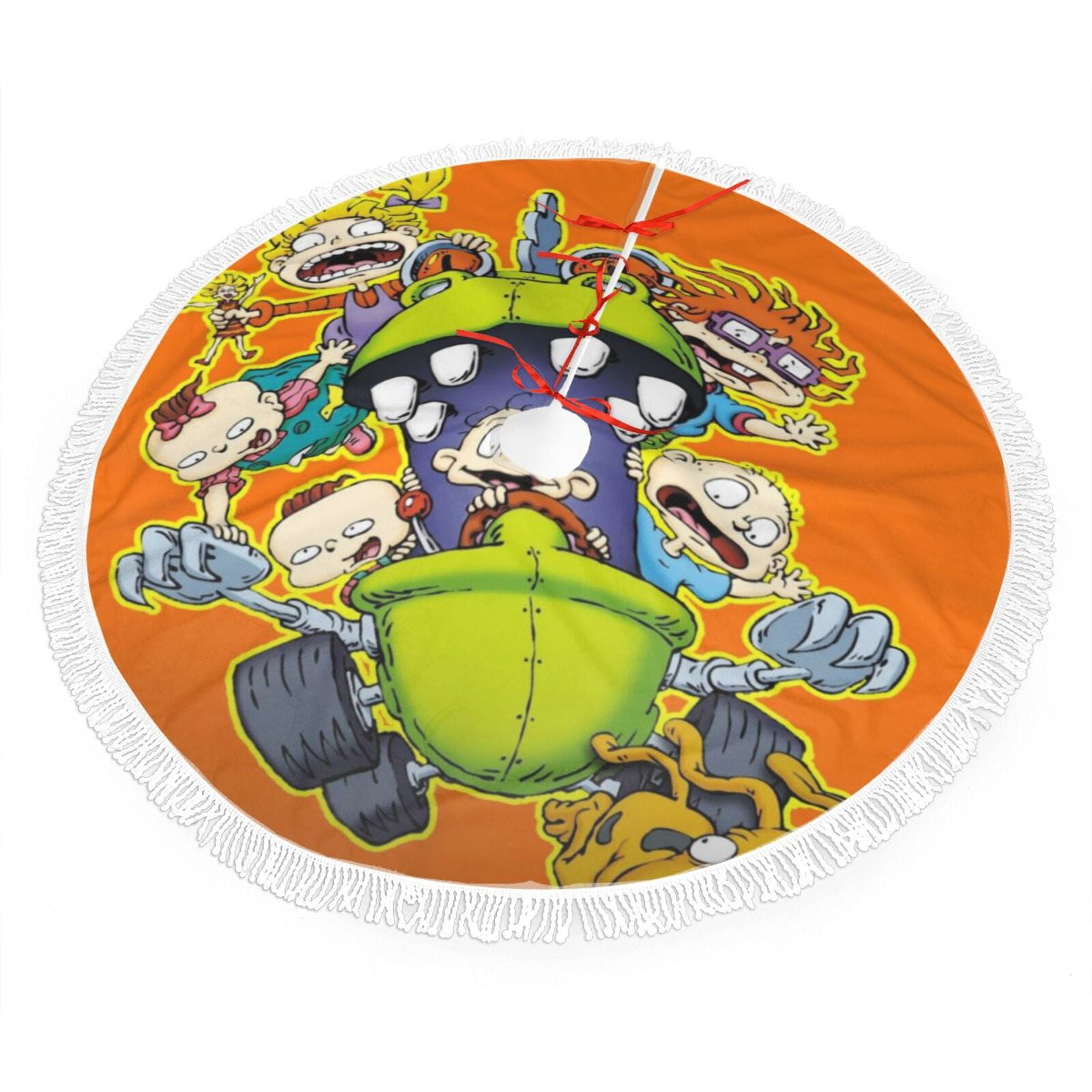 Rugrats Christmas Tree Skirt, Xmas Tree Skirts Mat 30" for Indoor ...