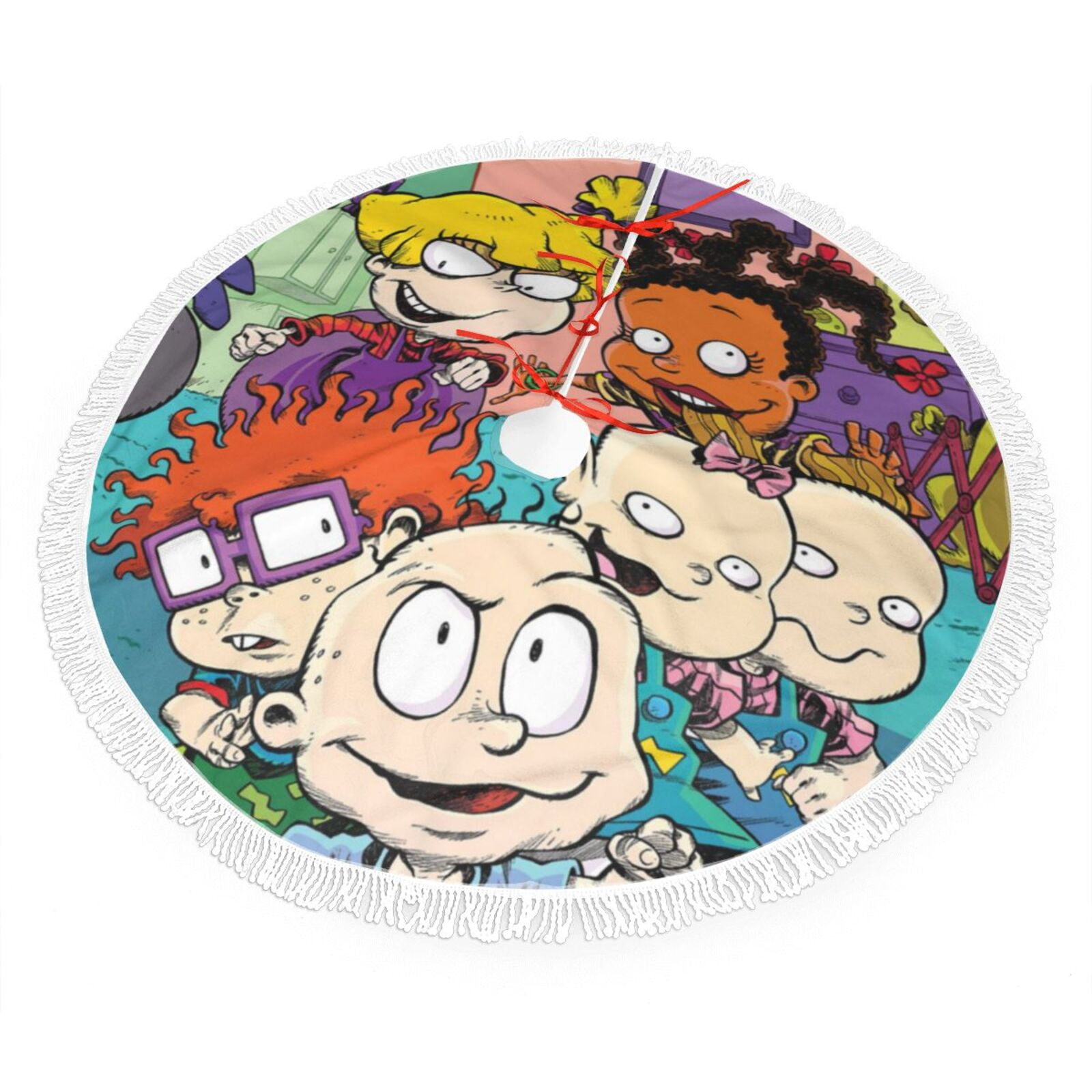 Rugrats Christmas Tree Skirt, Xmas Tree Skirts Mat 36" for Indoor ...
