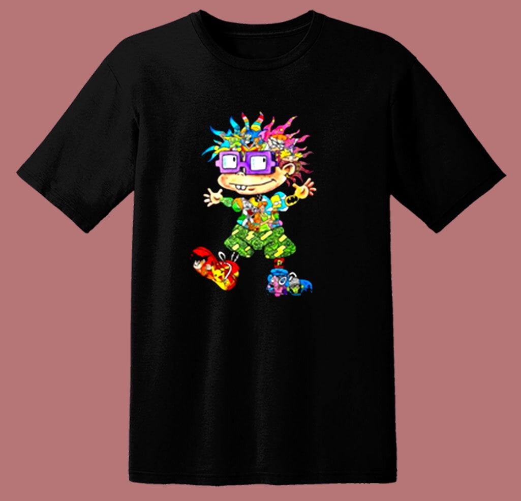 Rugrats Chuckie Finster All Cartoon Characters 80s T Shirt - Walmart.com