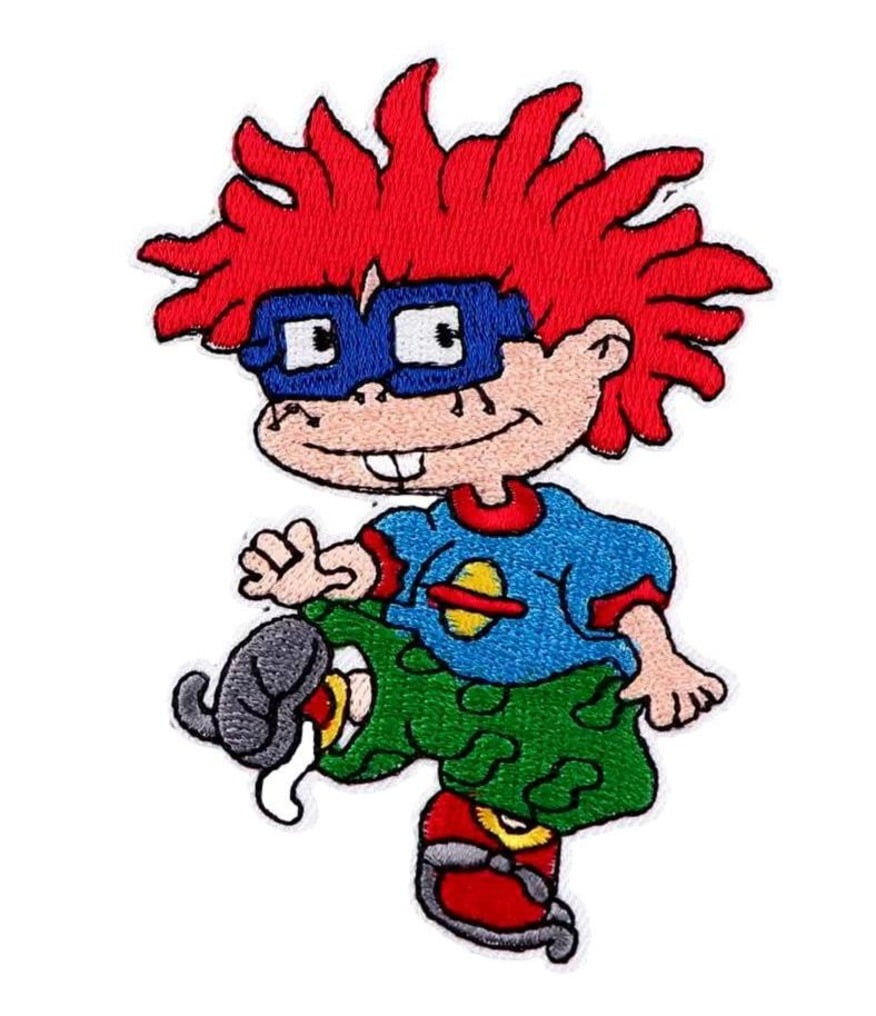 Rugrats Chuckie Finster Character 3.75 Inch Tall Iron On Patch ...