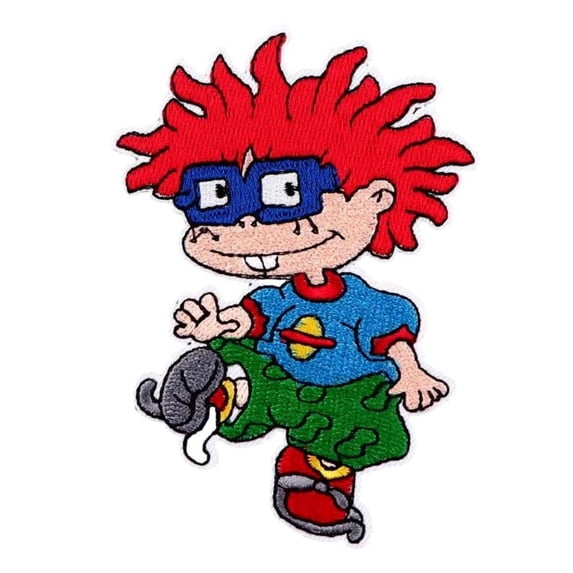 Rugrats Chuckie Finster Character 3.75 Inch Tall Iron On Patch ...