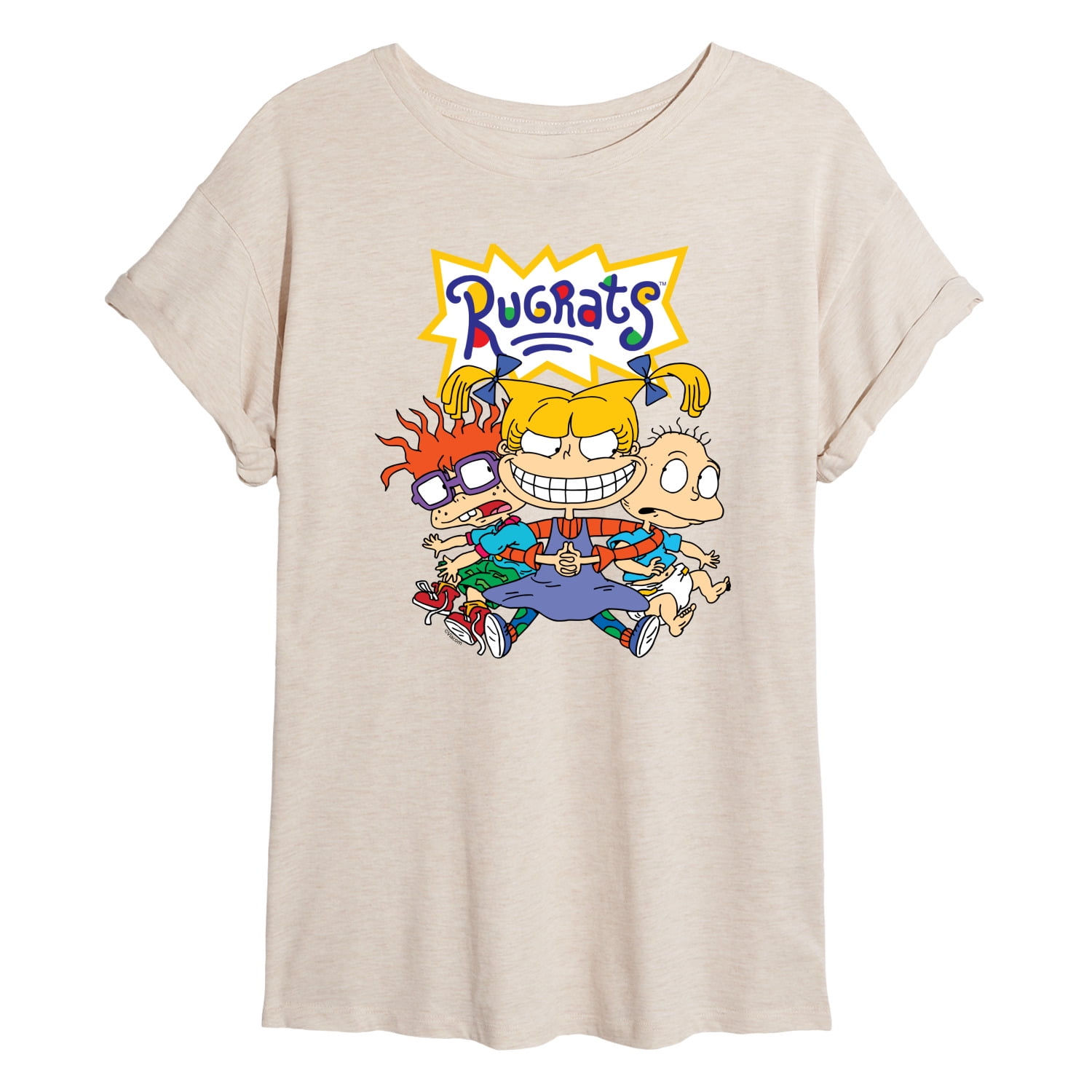 Rugrats - Crew Love - Juniors Ideal Flowy Muscle T-Shirt - Walmart.com