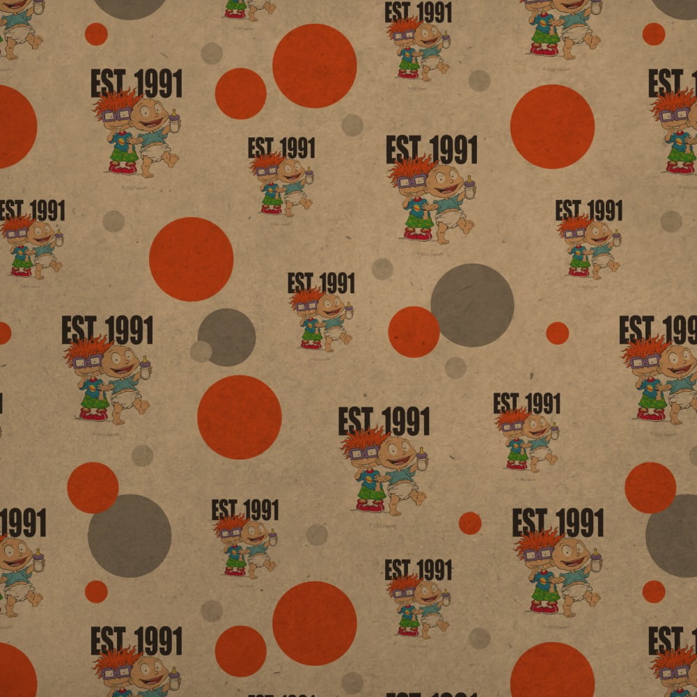 Rugrats Est 1991 Premium Kraft Gift Wrap Wrapping Paper Roll - Walmart.com