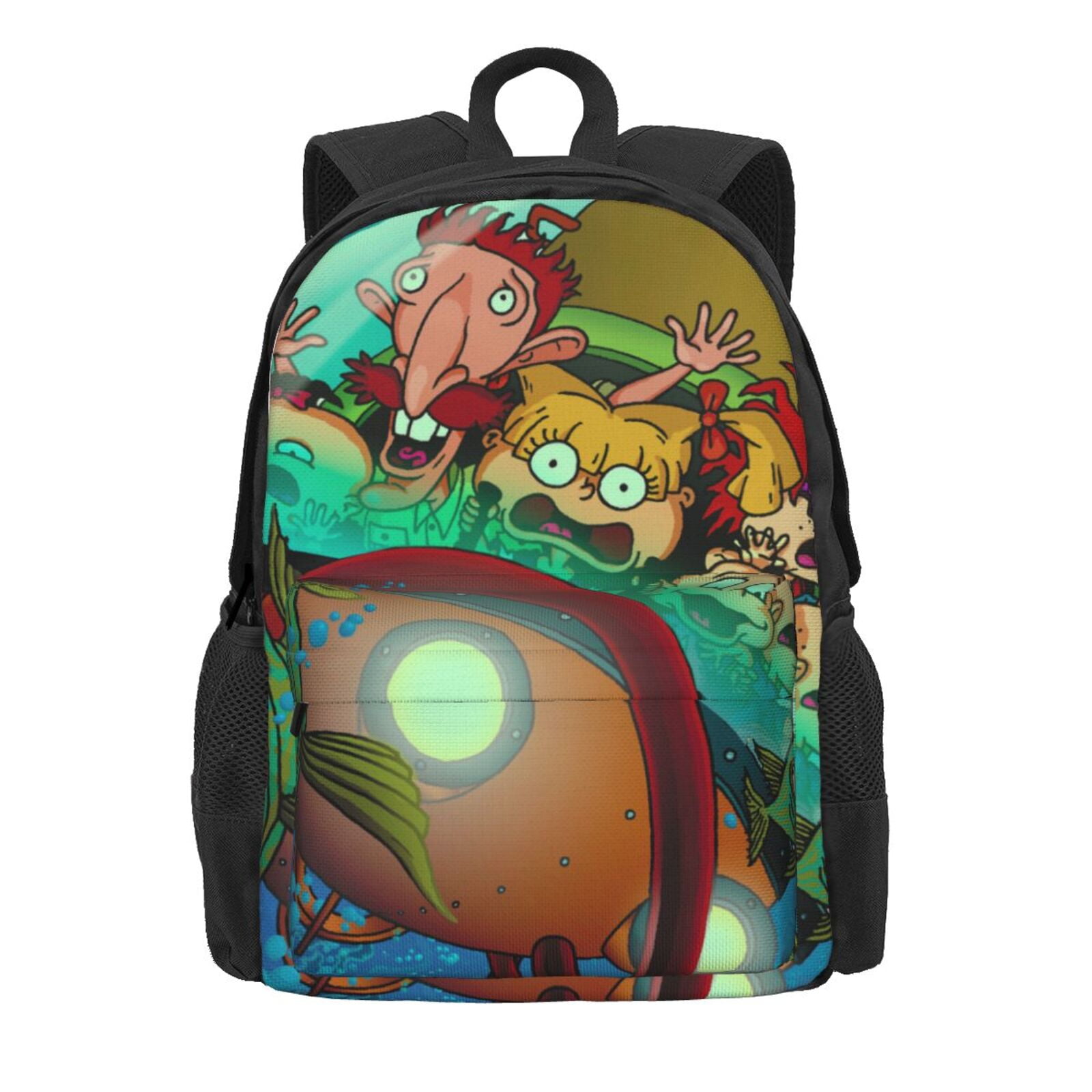 Rugrats Film Backpack Adjustable Daypack Large Capacity School Bag ...