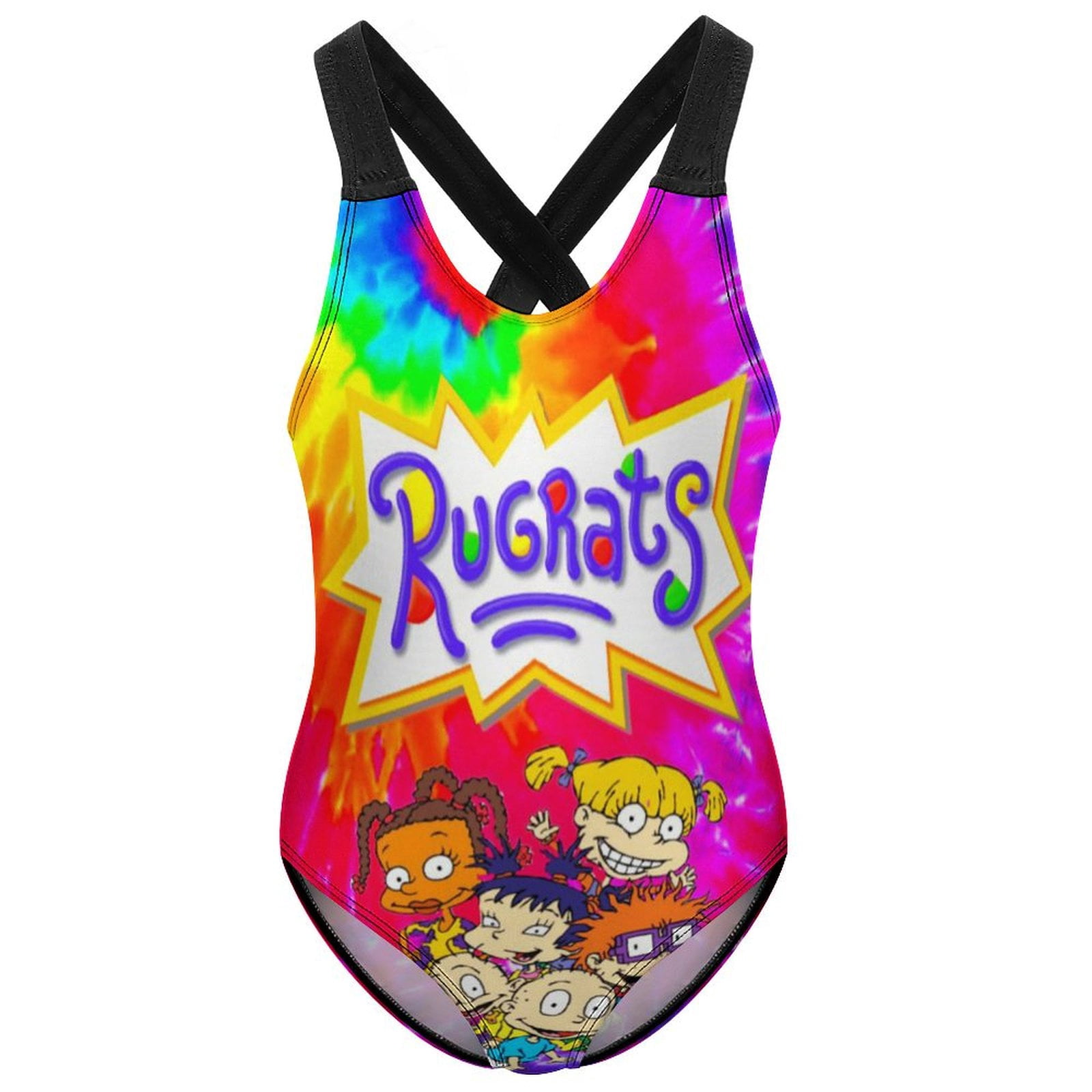 Rugrats Girls Swimwear Cartoon Cross Shoulder Swimsuit Bathing Suits ...