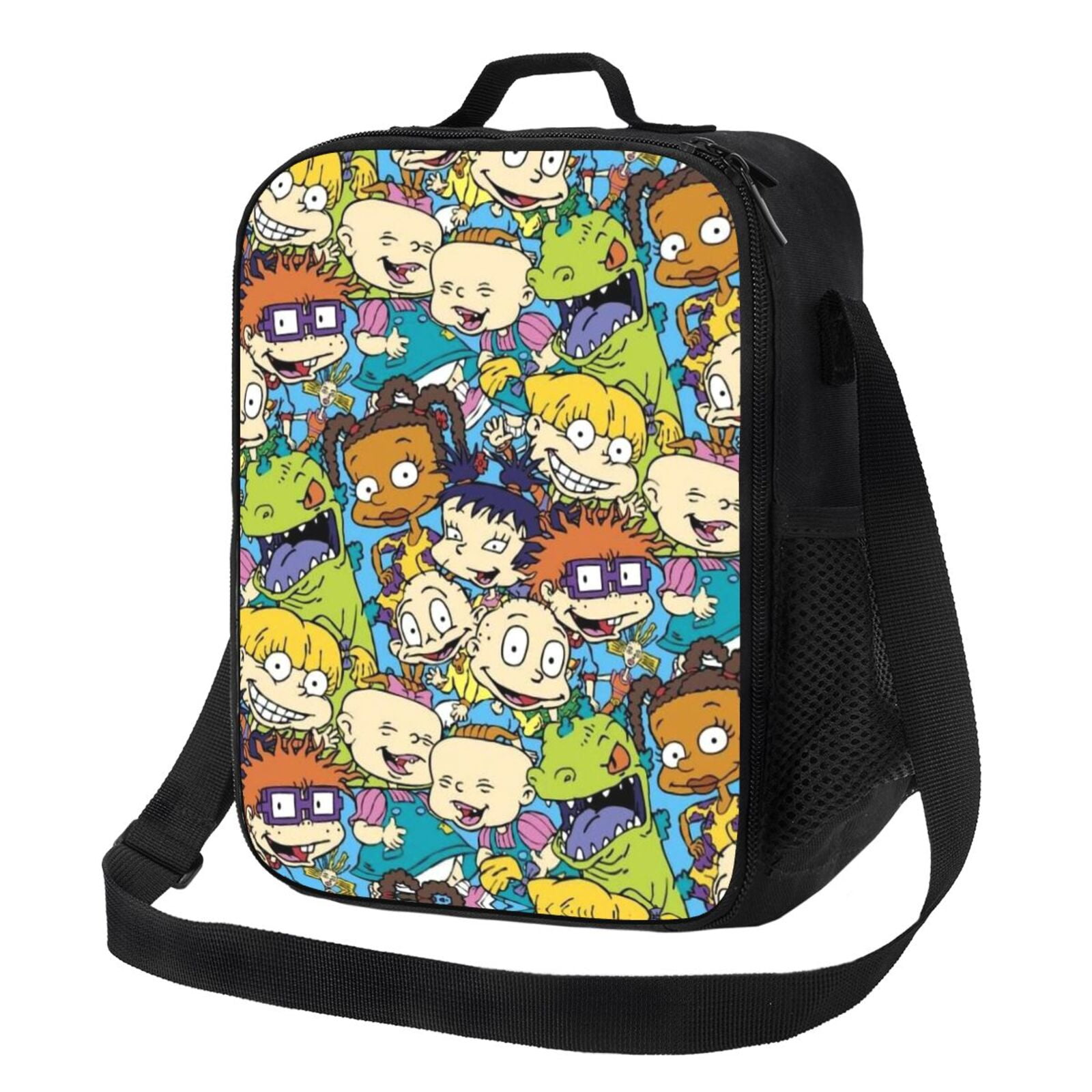 Rugrats Insulated Lunch Bag Portable Reusable Zipper Lunch Box For For ...