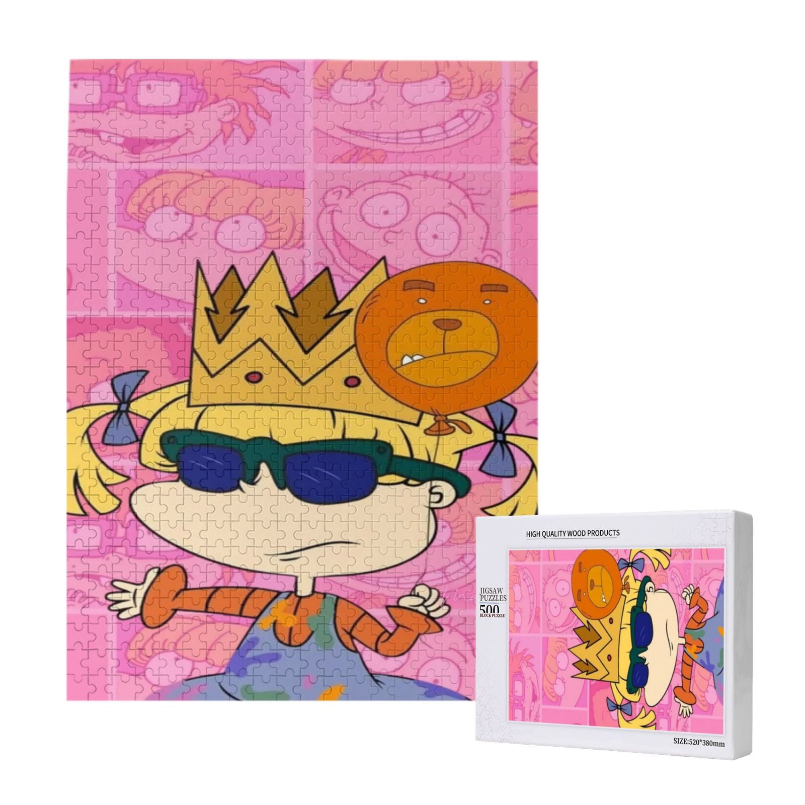 Rugrats Jigsaw Puzzle for Kids Adults 300 Piece Challenging Wooden ...