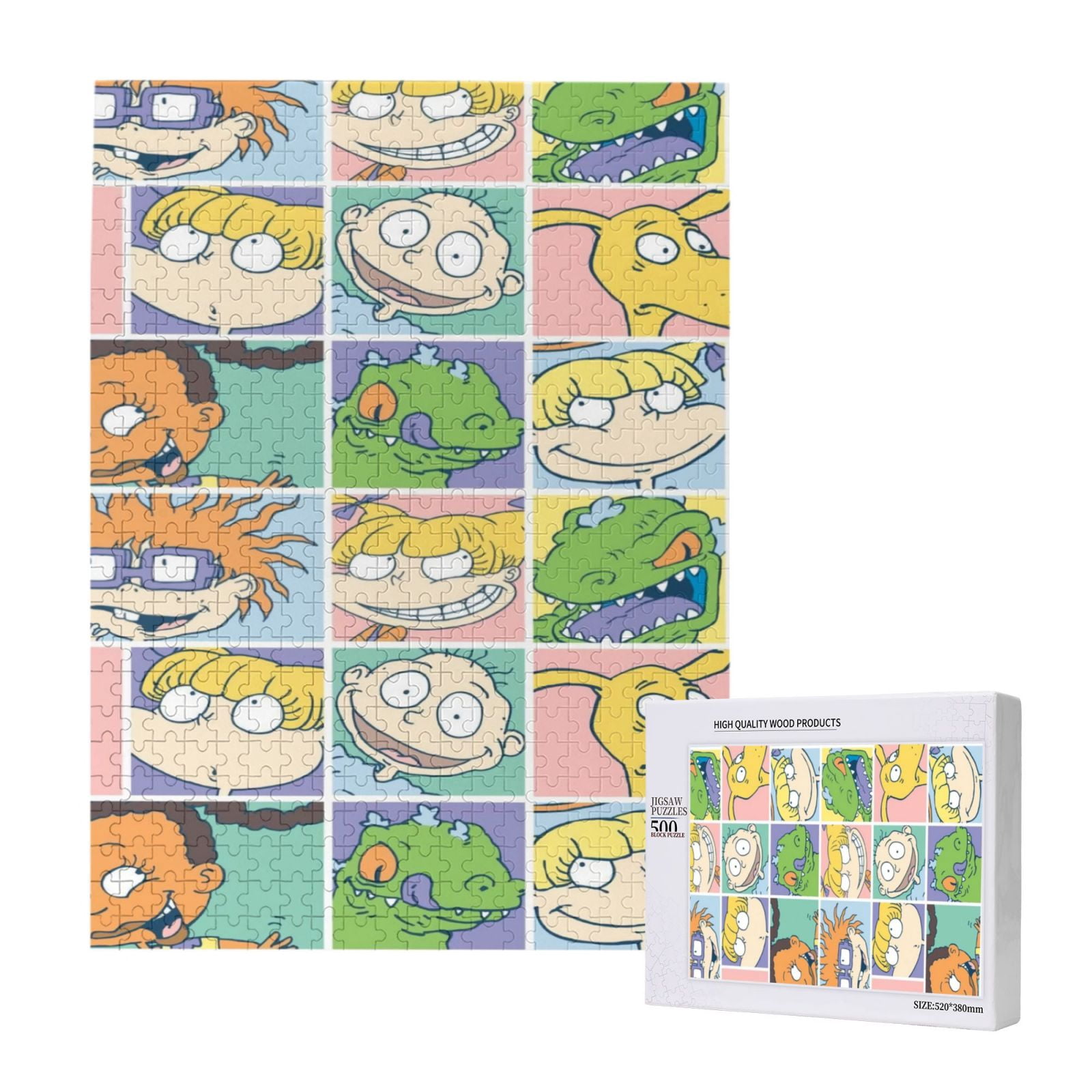 Rugrats Jigsaw Puzzle for Kids Adults 300 Piece Challenging Wooden ...