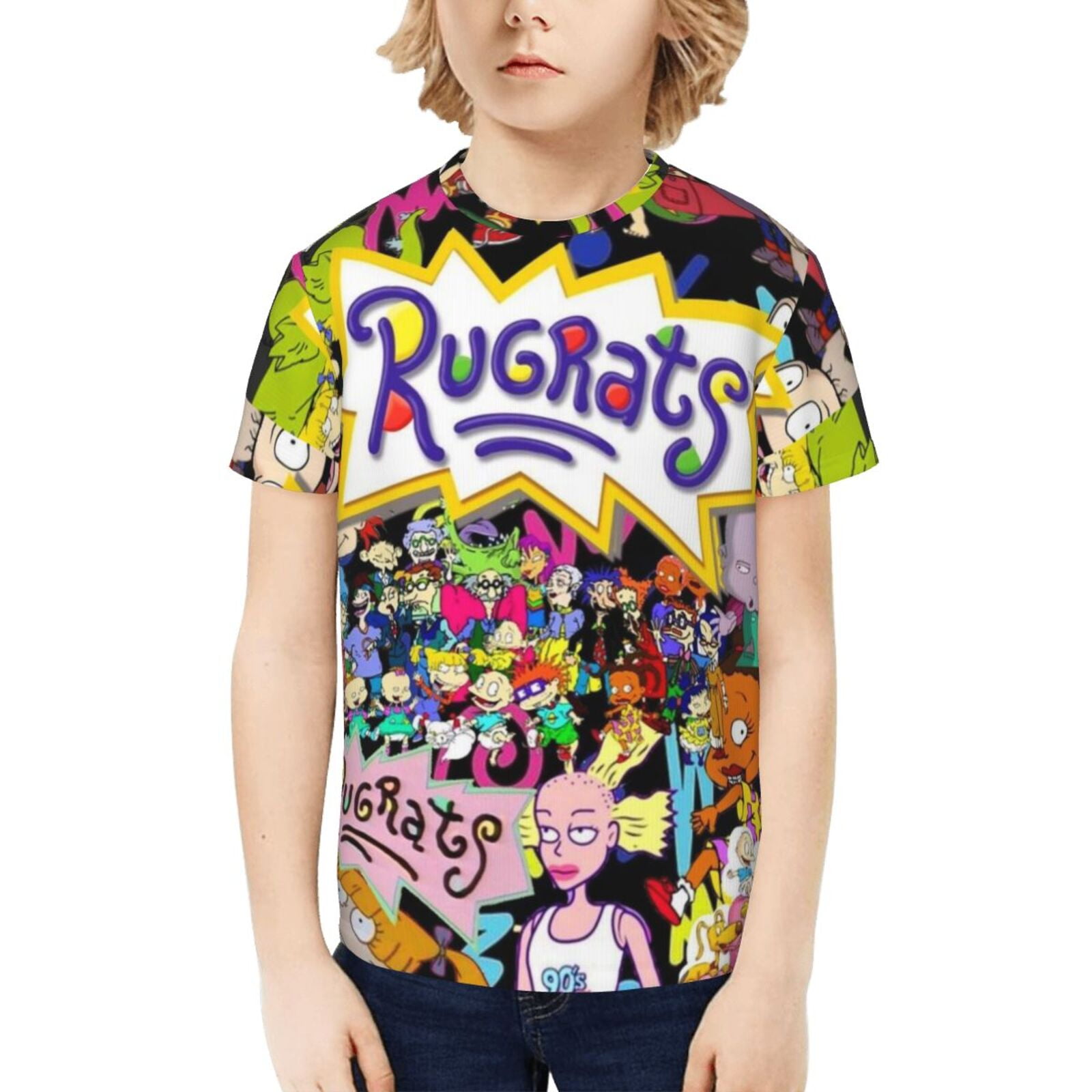 Rugrats Kids T-Shirt 3d Printed Graphic T-Shirts Boys And Girls Short ...