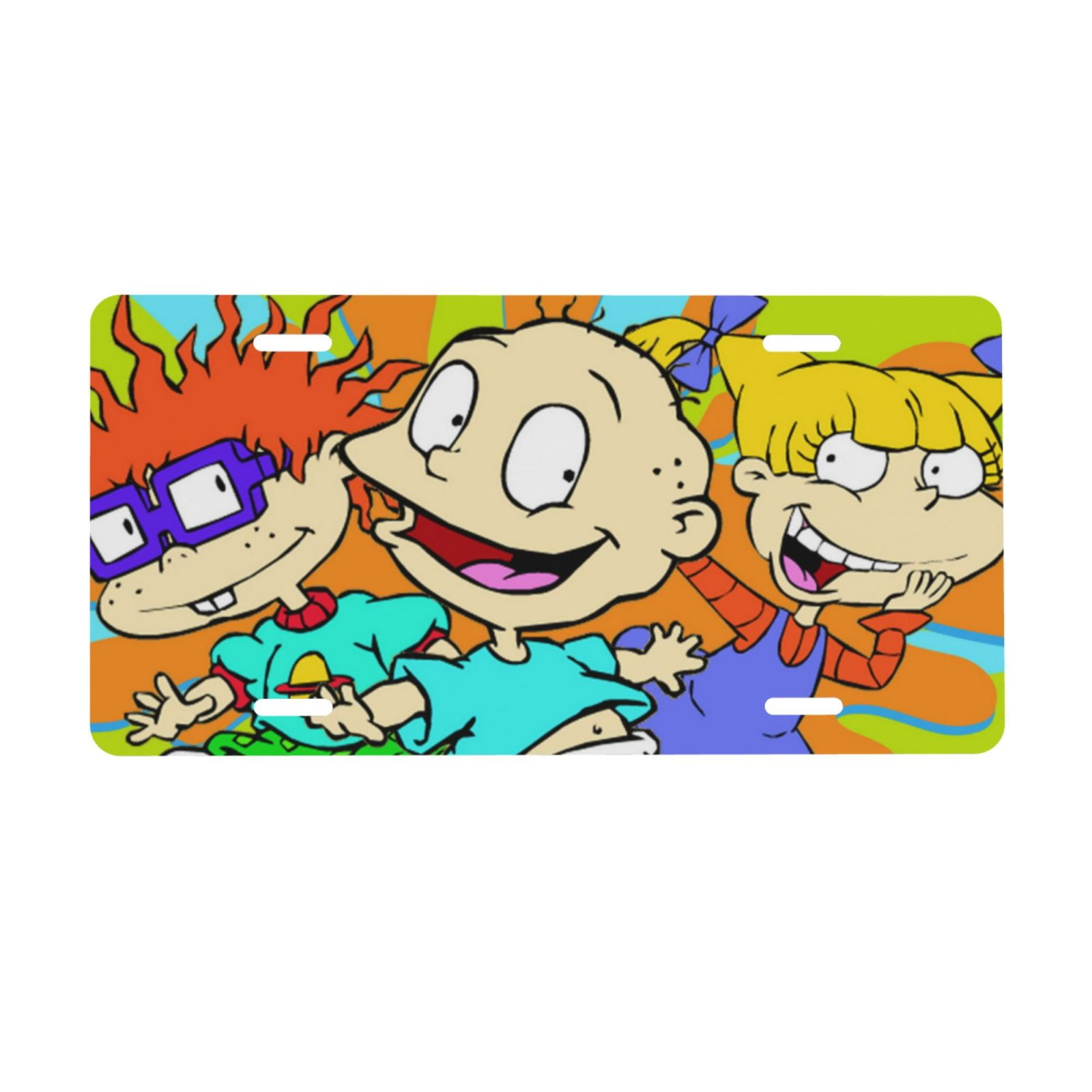 Rugrats License Plate Cover Vanity Tag Decorative Aluminum Style Car ...