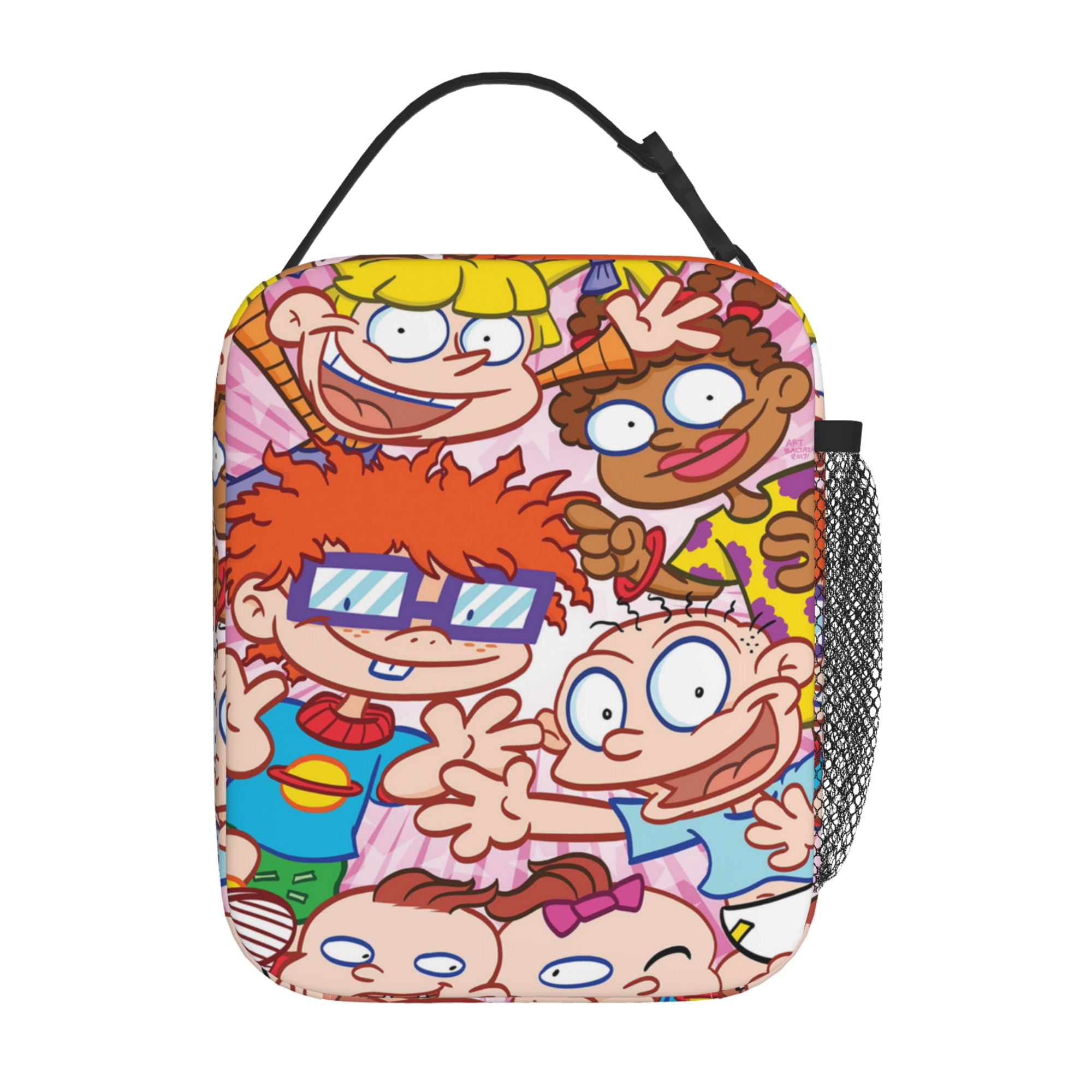 Rugrats Cartoon Lunch Bag Portable Lunch Box Insulated Tote Bag Cute ...