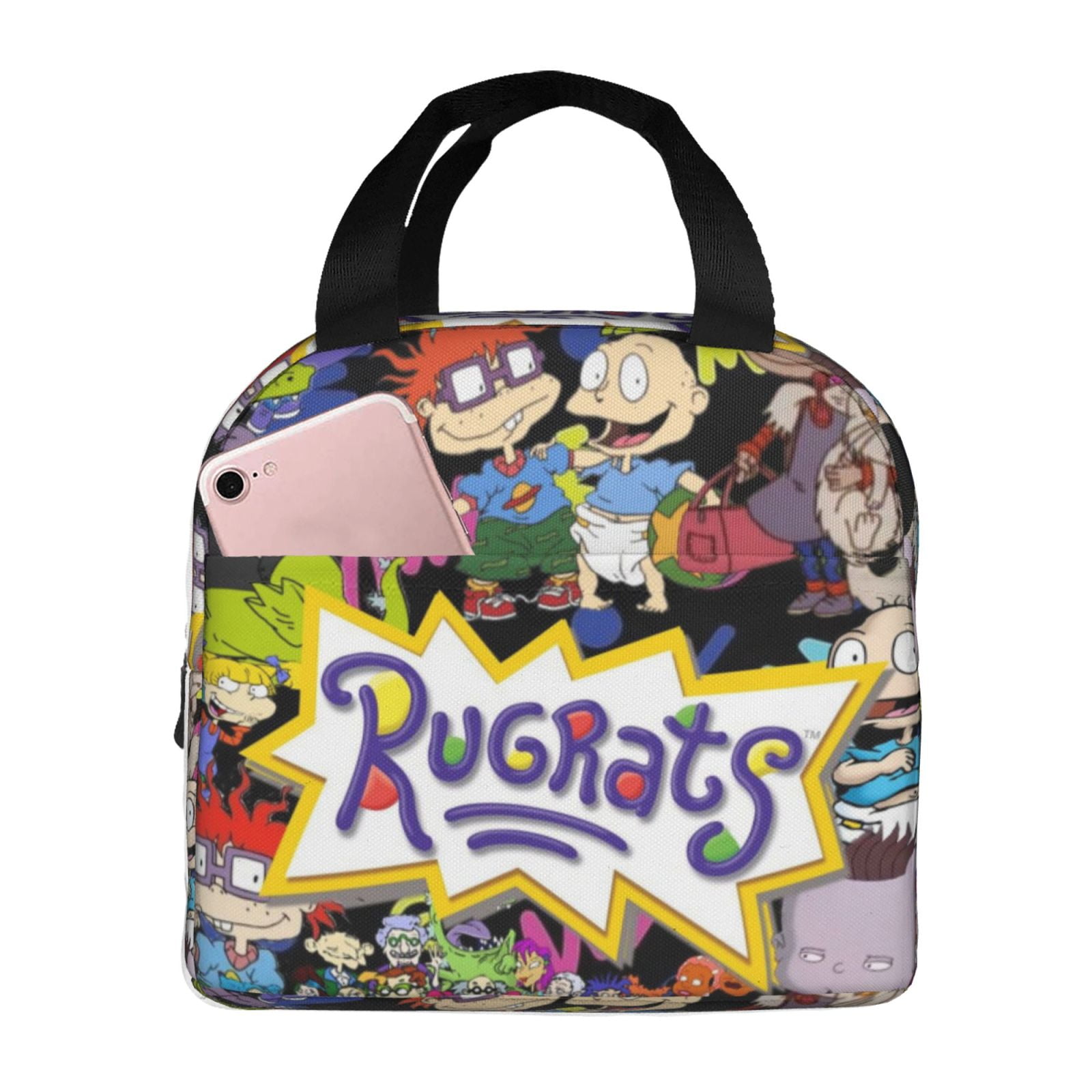 Rugrats Lunch Box Reusable Lunch Bag Insulated Portable Lunch Tote Bag ...