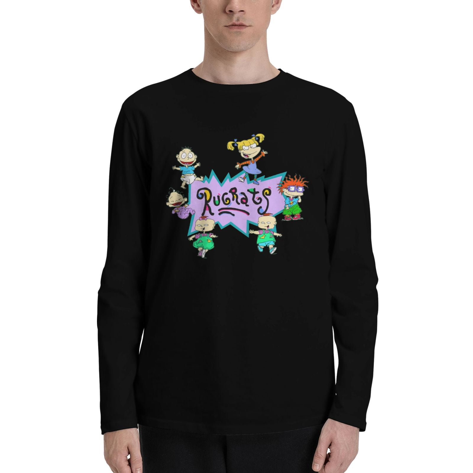 Rugrats Men'S Casual Fashion Crew Neck Long Sleeve T-Shirts - Walmart.com