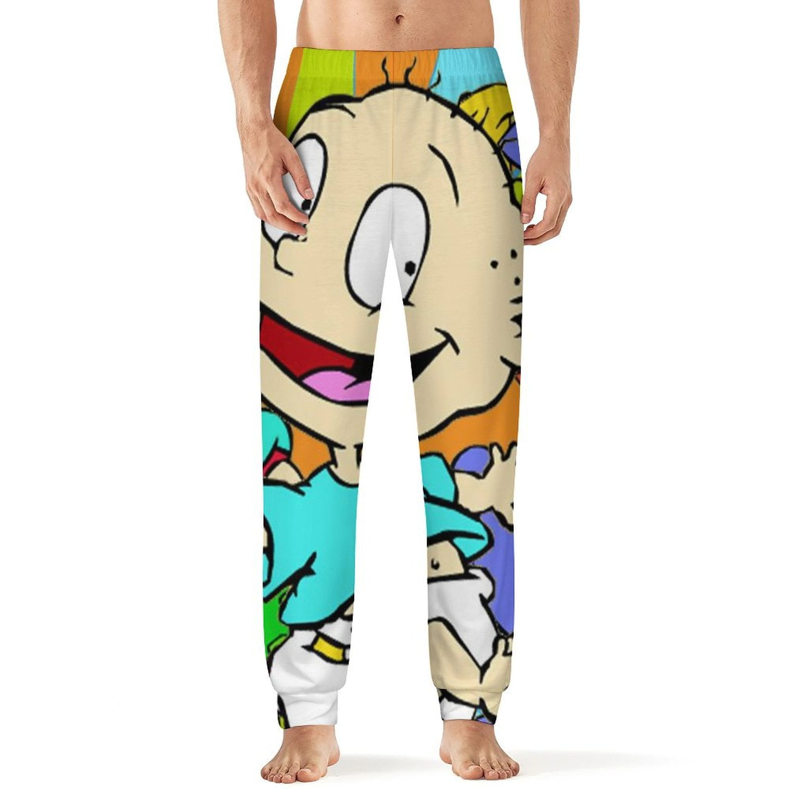 Rugrats Men's Sleeping Pants Soft Pajama Lounge Pants Casual Sleep ...