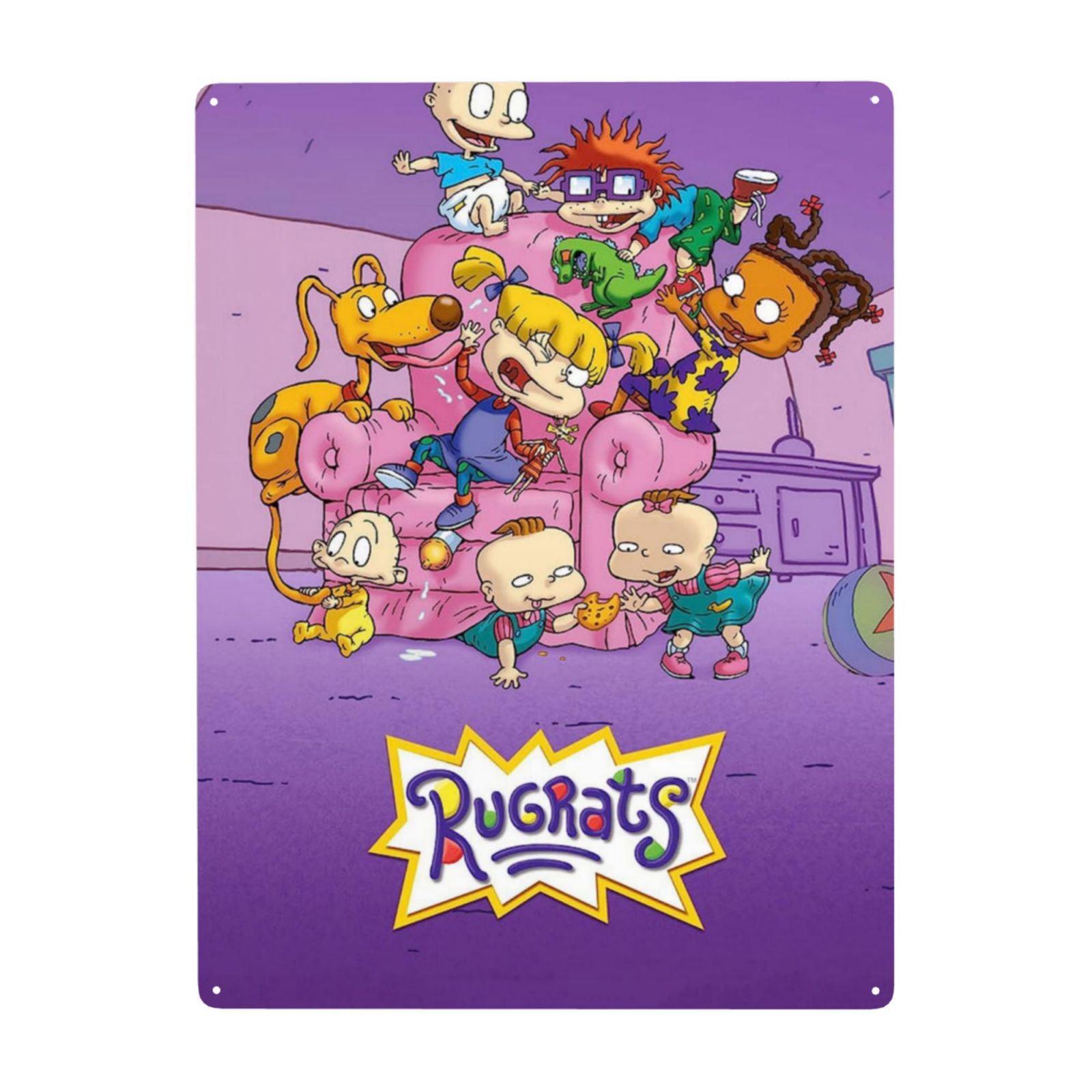 Rugrats Metal Sign Decor 30x40cm Wall Art Sign for Home, Living Room ...