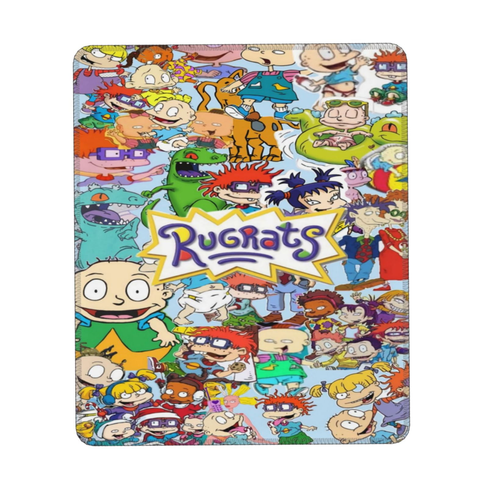Rugrats Mouse Pad Personalized Gaming Mouse Mat With Stitched Edge Non ...