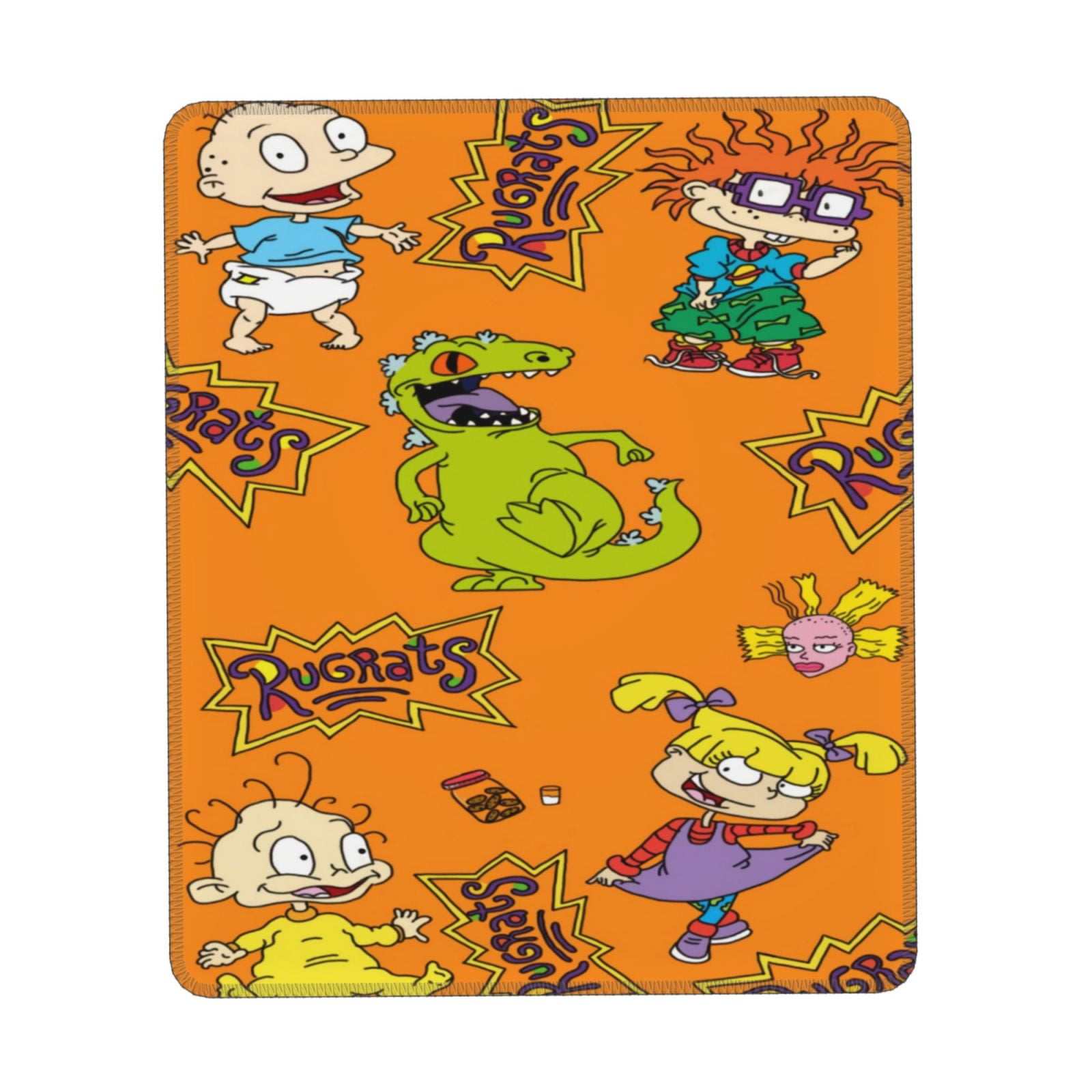 Rugrats Mouse Pad Personalized Gaming Mouse Mat With Stitched Edge Non ...