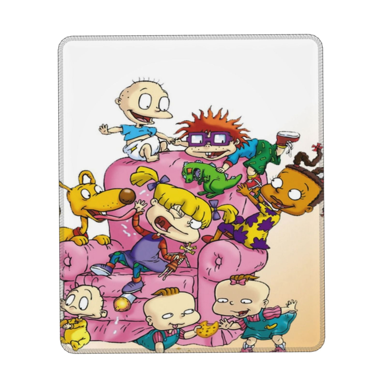 Rugrats Mouse Pad Personalized Gaming Mouse Mat With Stitched Edge Non ...