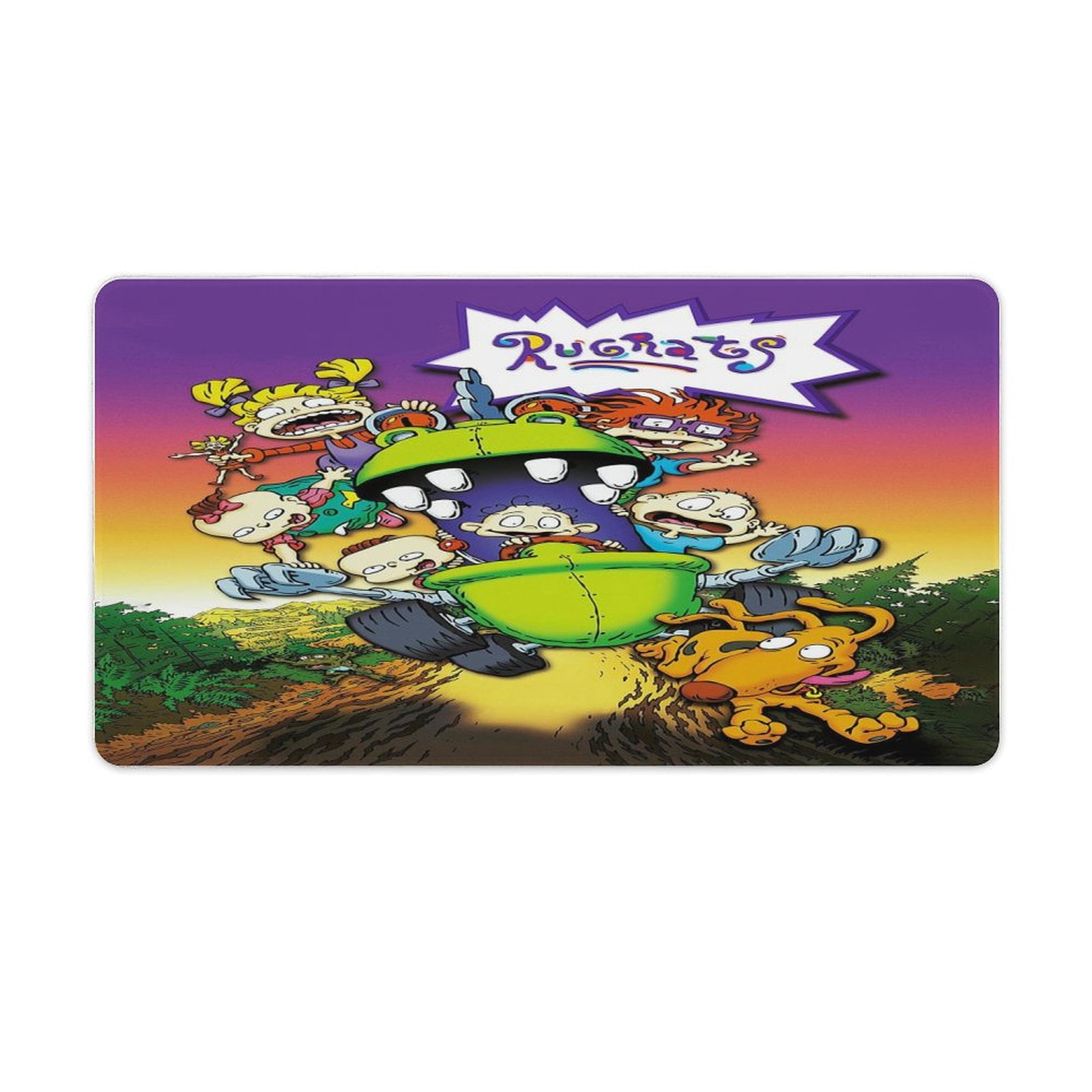 Rugrats Mouse Pad with Stitched Edge Desk Mat Keyboard Pad for Laptop ...