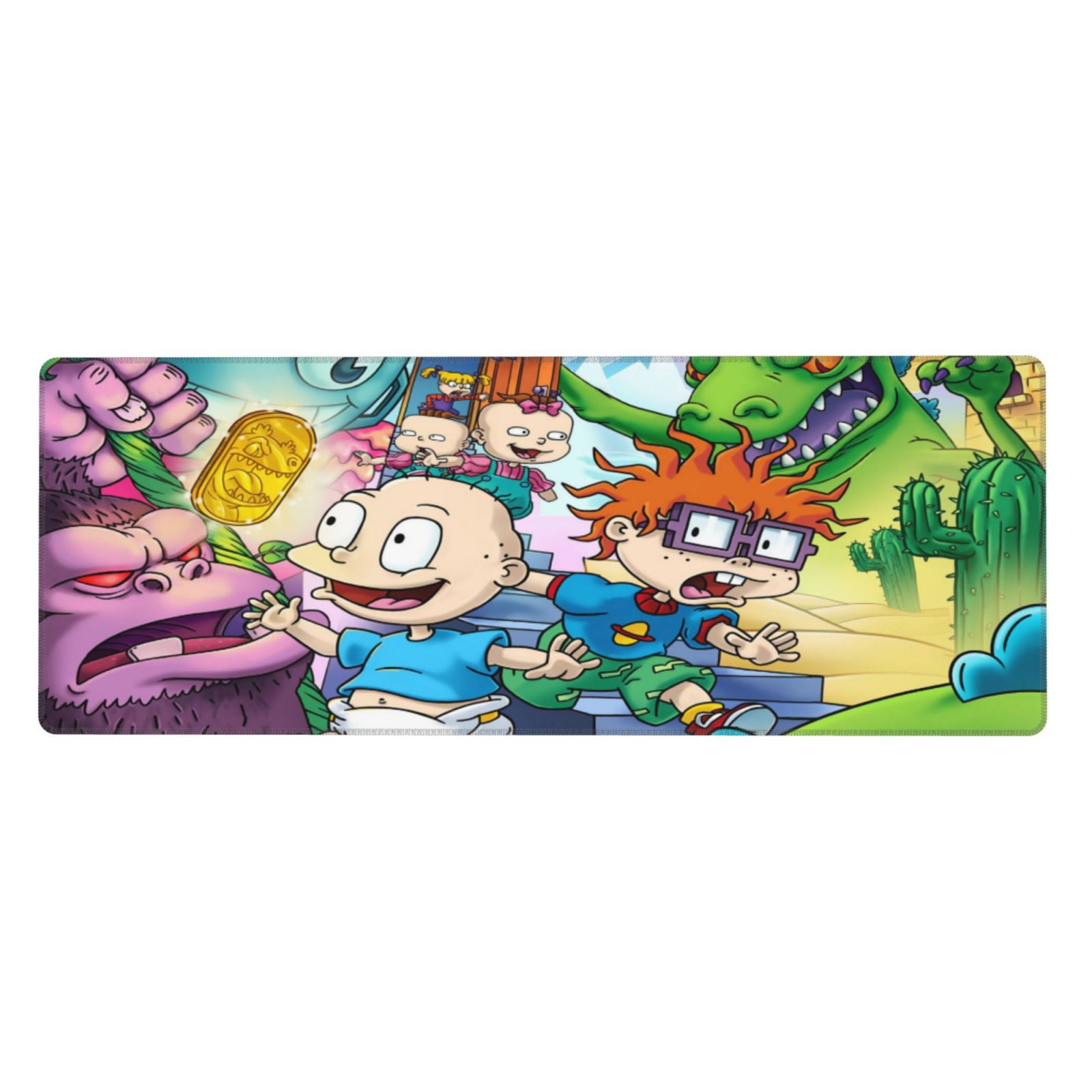 Rugrats Mouse Pad with Stitched Edge Desk Mat Keyboard Pad for Laptop ...